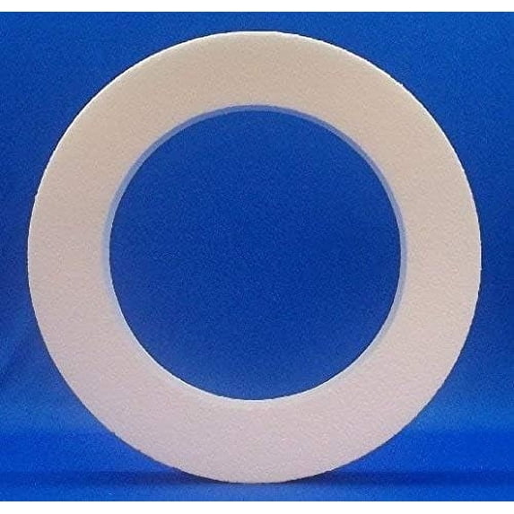 EPS Polystyrene Wreath 18" Floral Craft Ring with 12" Inner Diameter ...