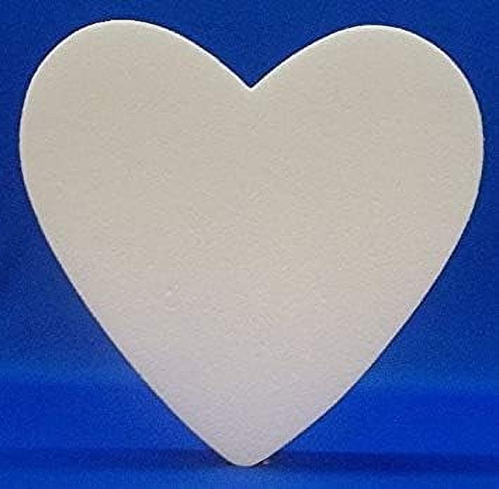 EPS Polystyrene Styrofoam Solid Heart 18" Floral Craft - Walmart.com