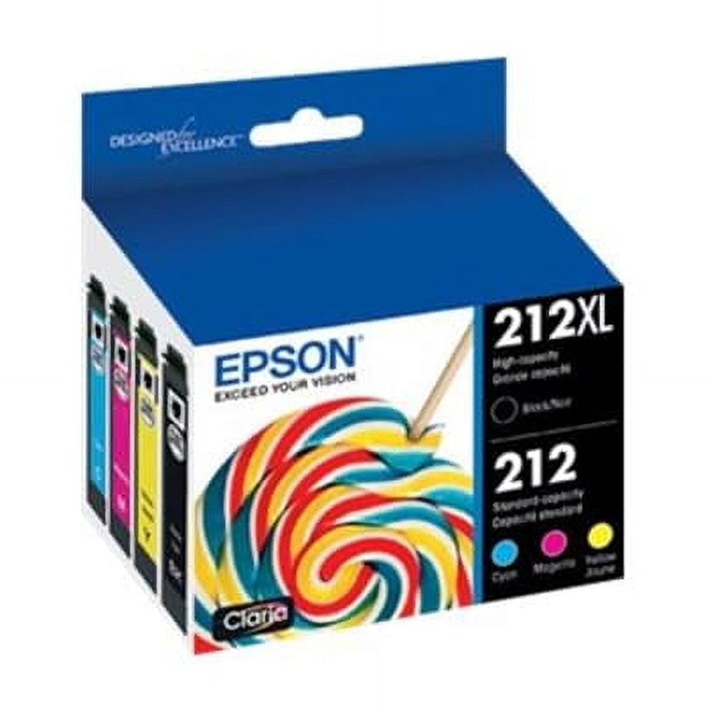 EPSON 212 Claria Ink High Capacity Black & Standard Color Cartridge ...