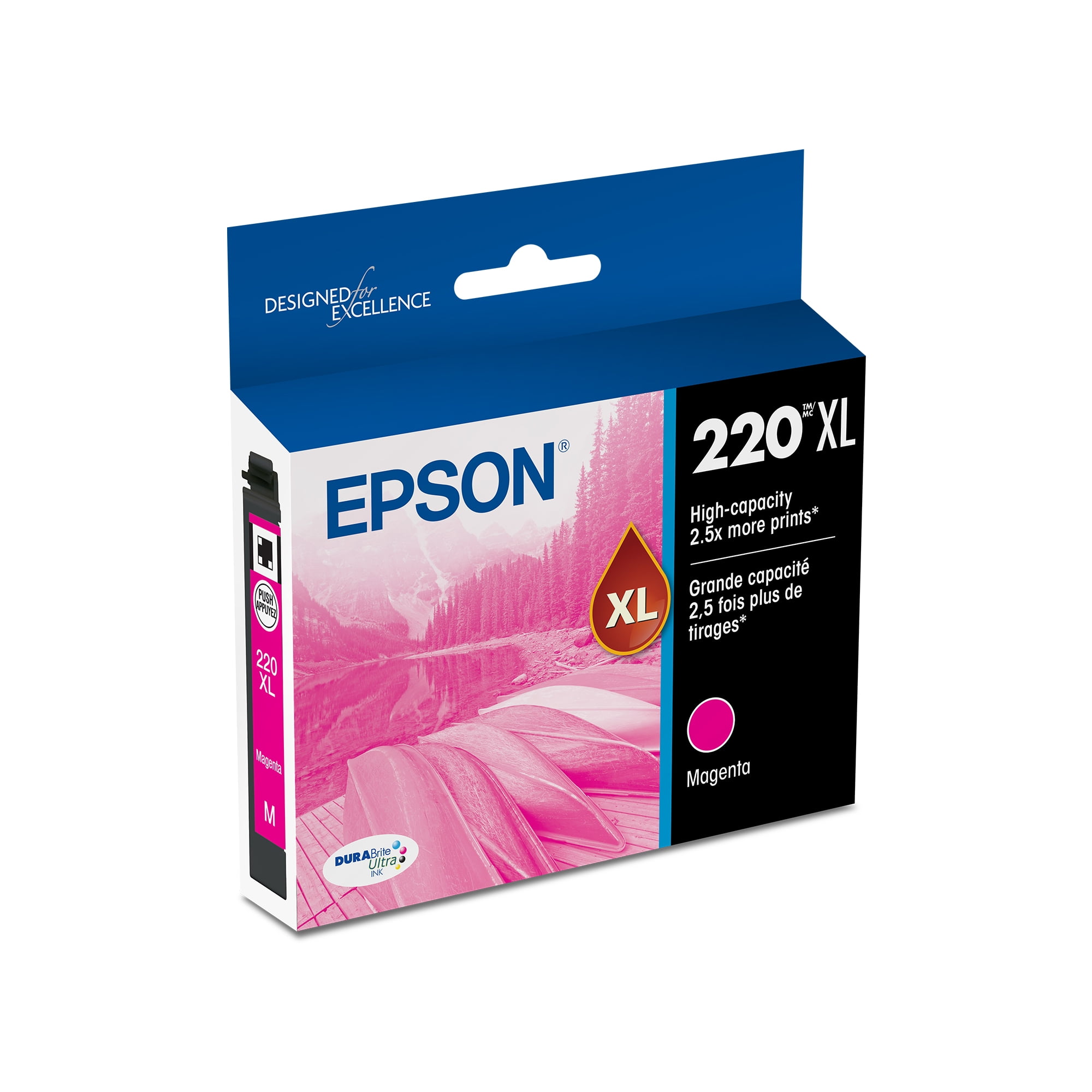EPSON 220 DURABrite Ultra Ink High Capacity Magenta Cartridge ...