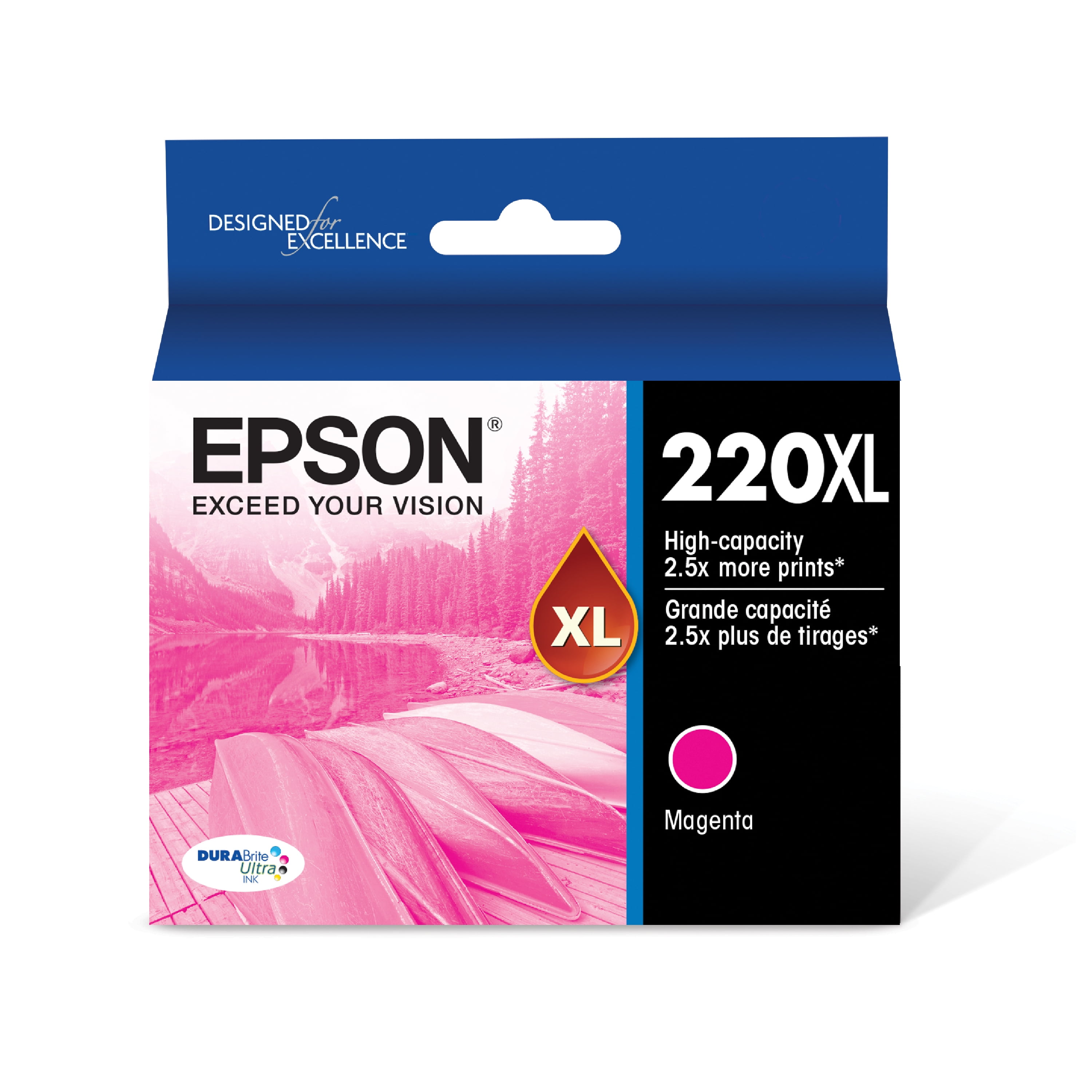 EPSON 220 DURABrite Ultra Ink High Capacity Magenta Cartridge ...