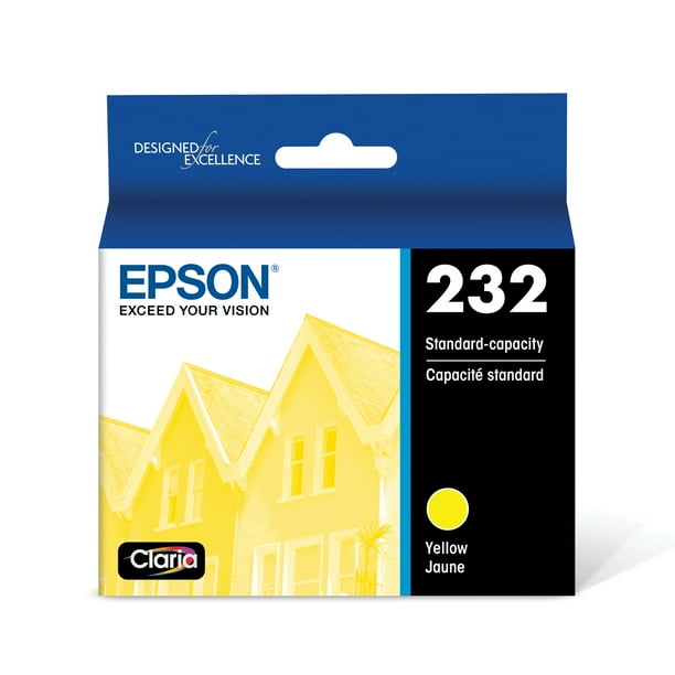 EPSON 232 Claria Ink Standard Capacity Yellow Cartridge (T232420-S ...