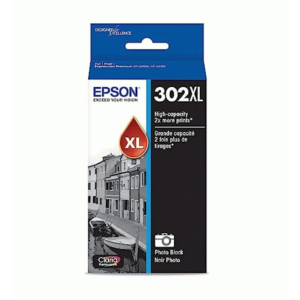 Epson 302 Claria Premium Ink High Capacity Photo Black Cartridge ...