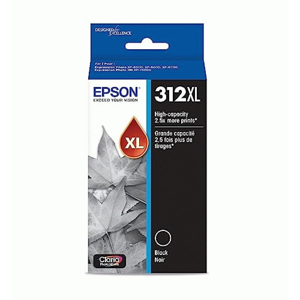 EPSON 312 Claria Photo HD Ink High Capacity Black Cartridge (T312XL120 ...