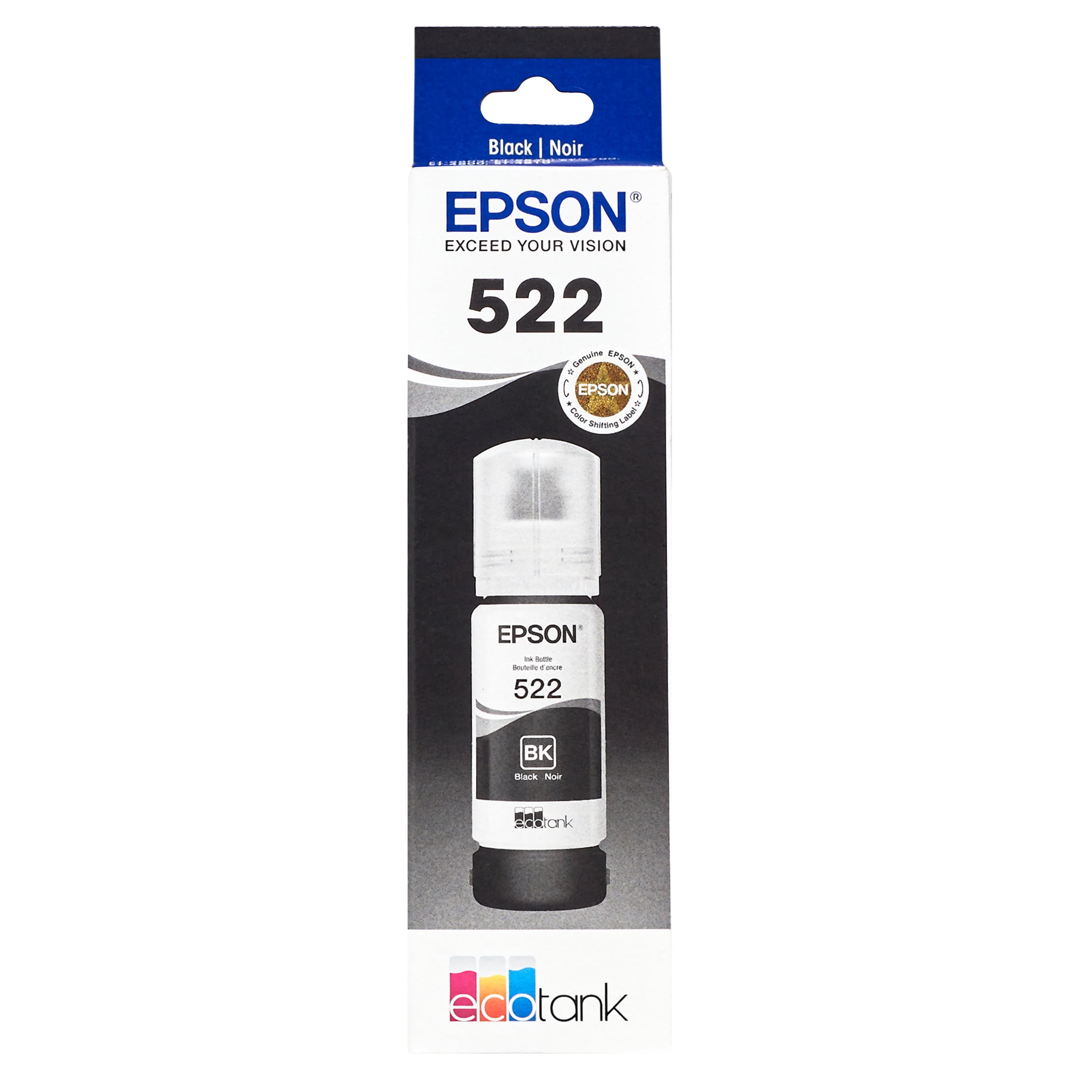 EPSON 522 EcoTank Ink Ultra-high Capacity Bottle Black (T522120-S ...