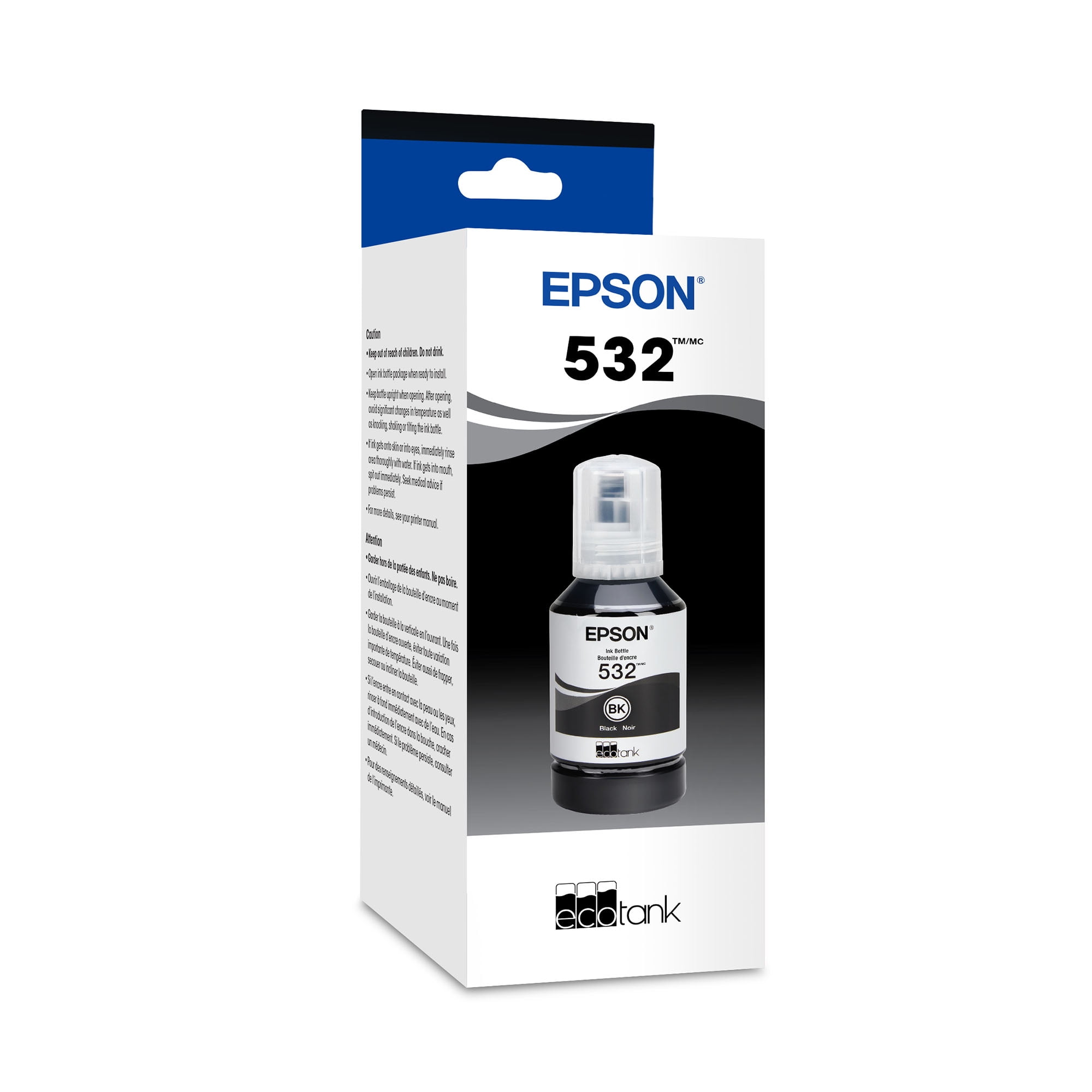 Epson 532 EcoTank Black Ink Bottle for ET-M2170, ST-M3000, ET-M3170, ST ...