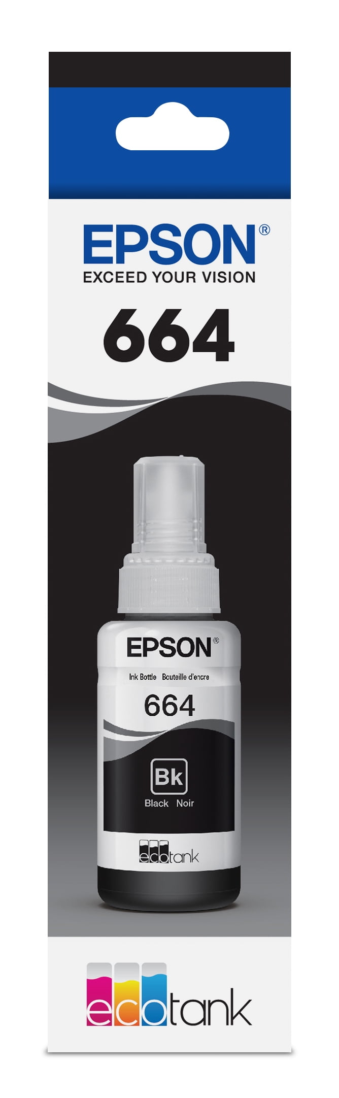 EPSON 664 EcoTank Ink Ultra-high Capacity Bottle Black (T664120-S ...