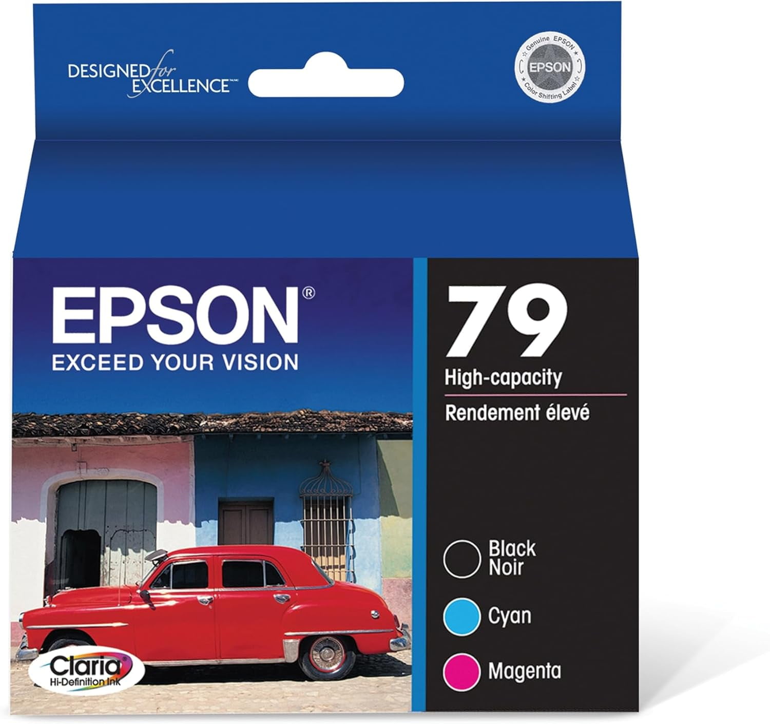 EPSON 79 Claria Hi-Definition Ink Standard Capacity 3 Color Cartridge ...