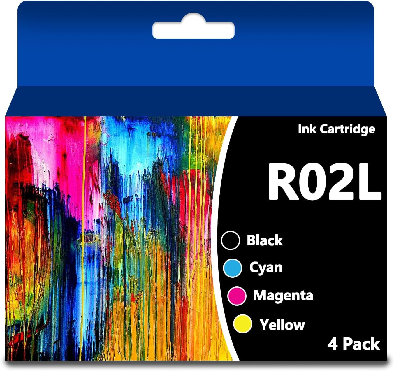 EPSON R02L Ink Cartridges with Chip Works with Workforce Pro ET-8700 ...