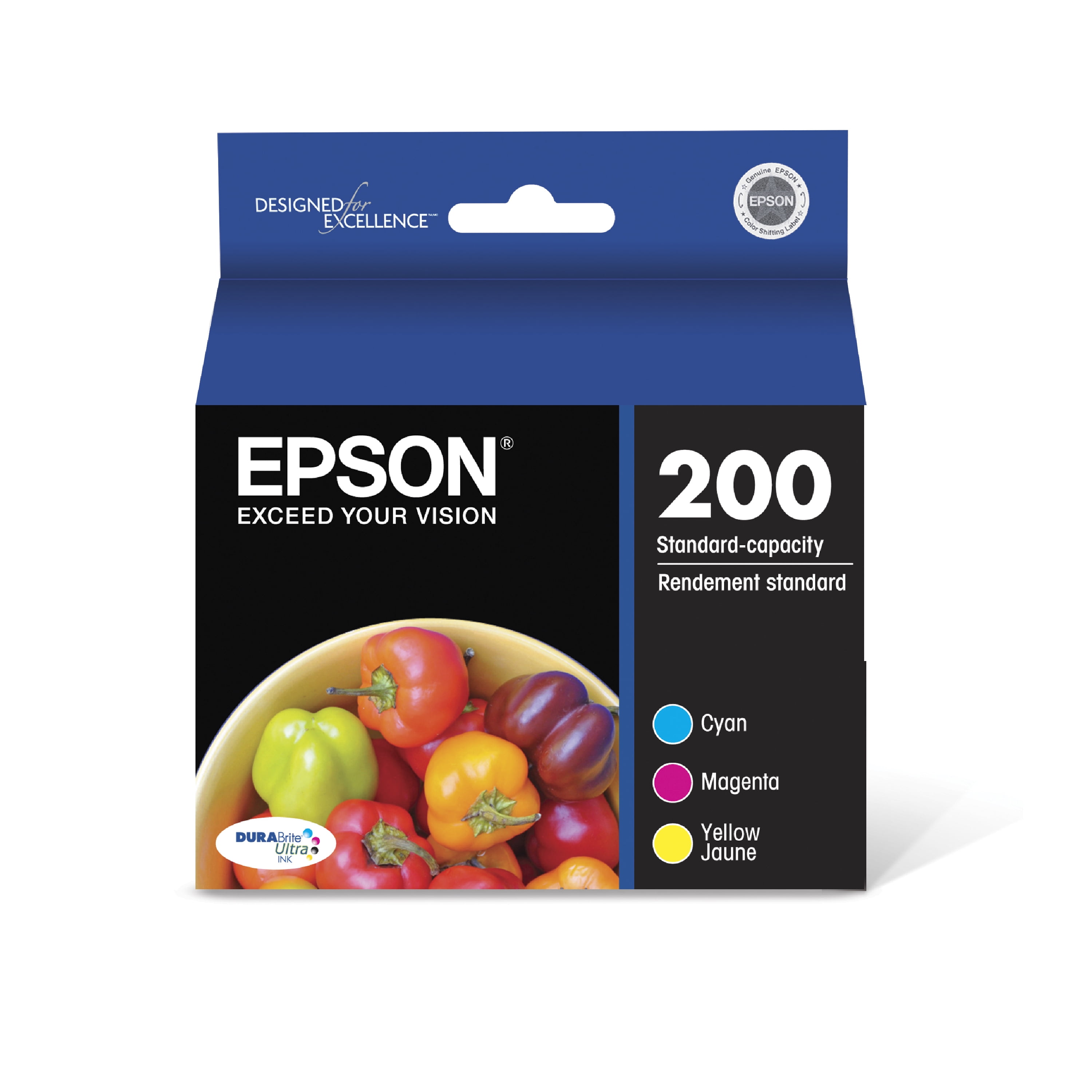 Epson T200 DURABrite Ultra Genuine Ink Cartridges, Standard Capacity ...