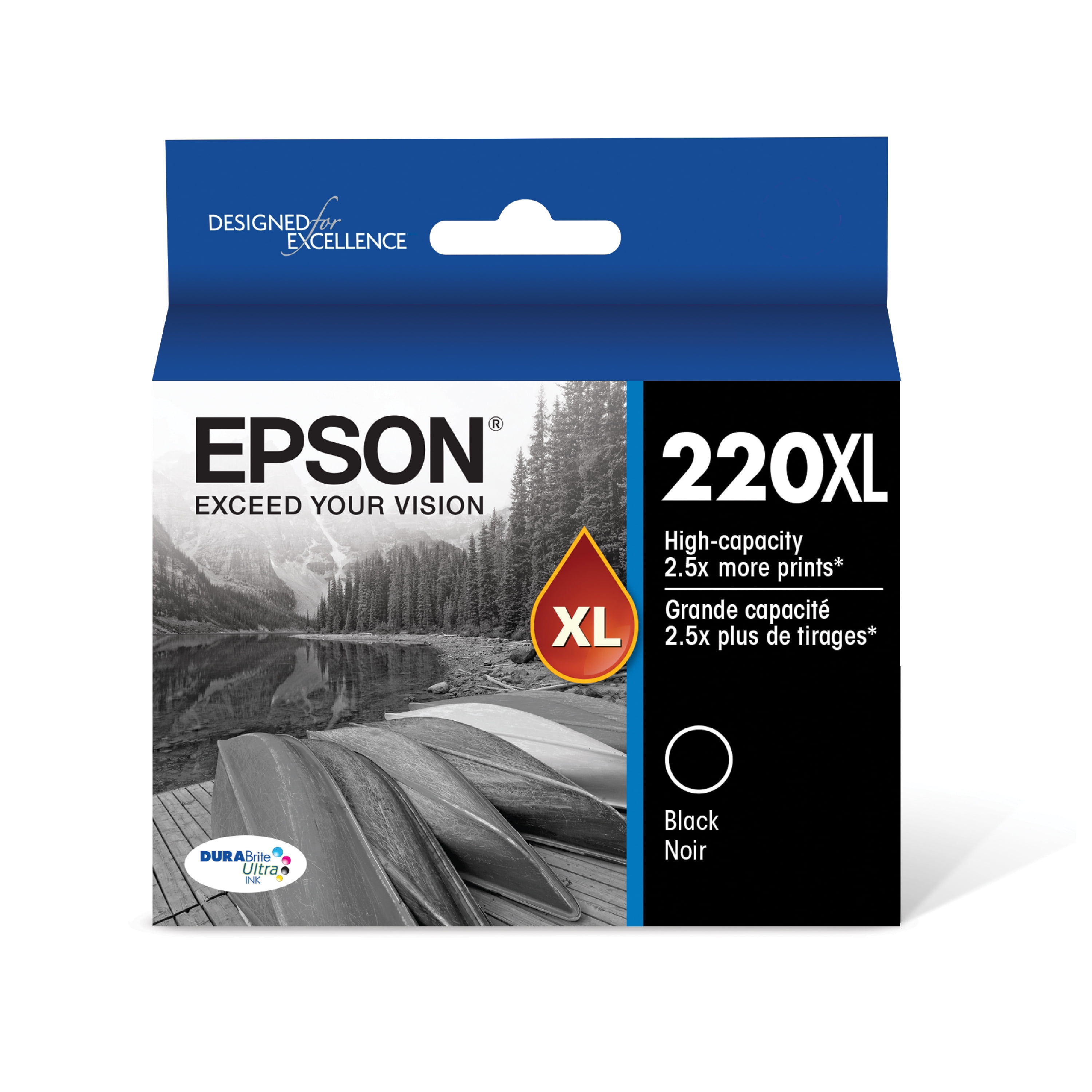Epson DURABrite Ultra T220 High Capacity Black Ink Cartridge for ...