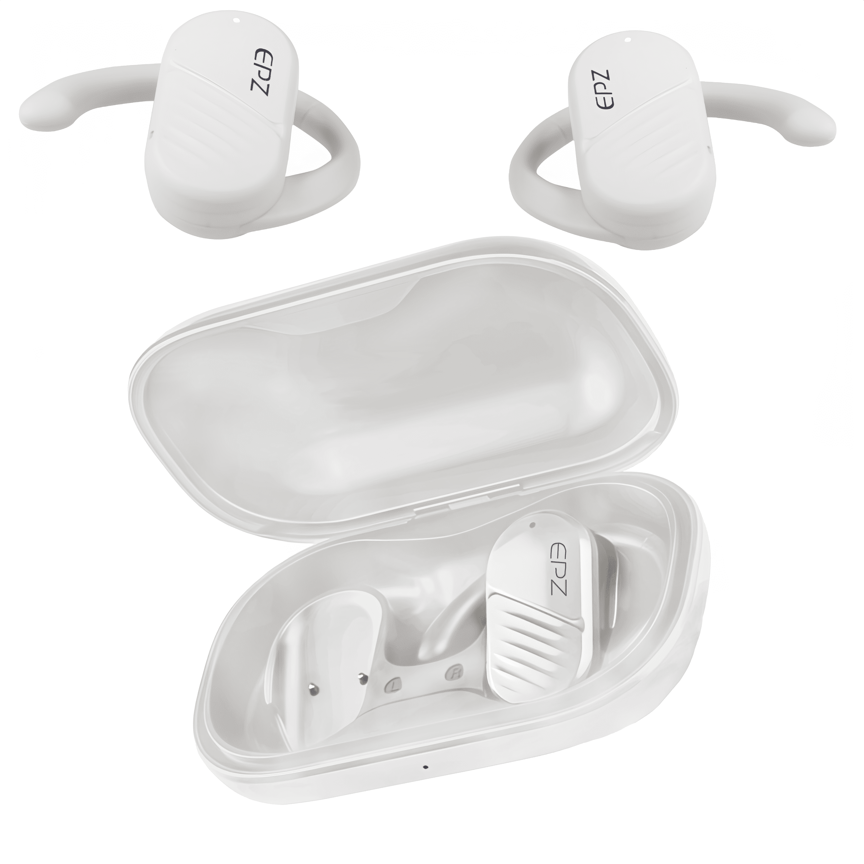 EPZ Bone Conduction Headphones, Stereo Wireless Headphones, Built-in ...