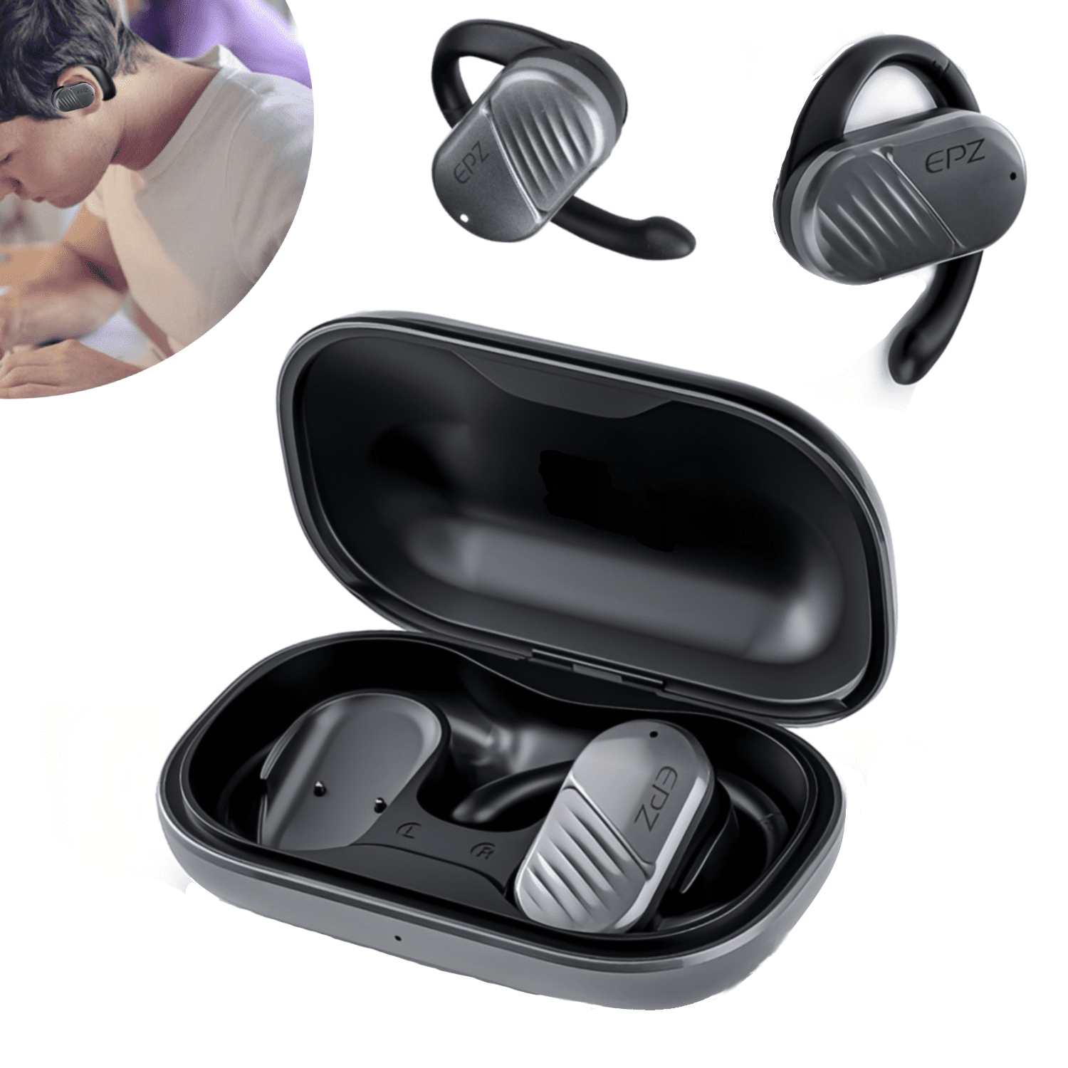 EPZ Headphones Amplifier Small Black Brick TP20 ear decoder headphones ...