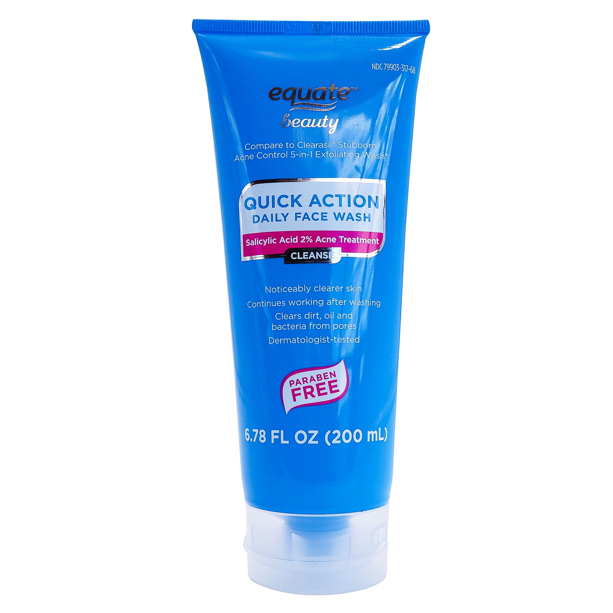 Equate Quick Action Daily Face Wash, 6.78 fl oz - Walmart.com