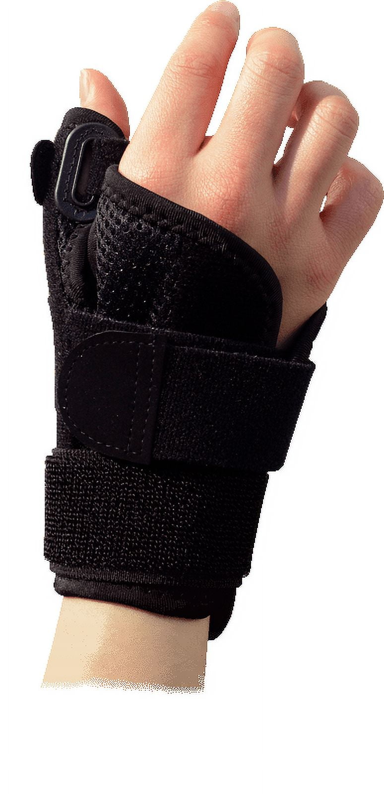 Equate Elastic Thumb Support, Black, Adjustable, One Size Fits Most ...