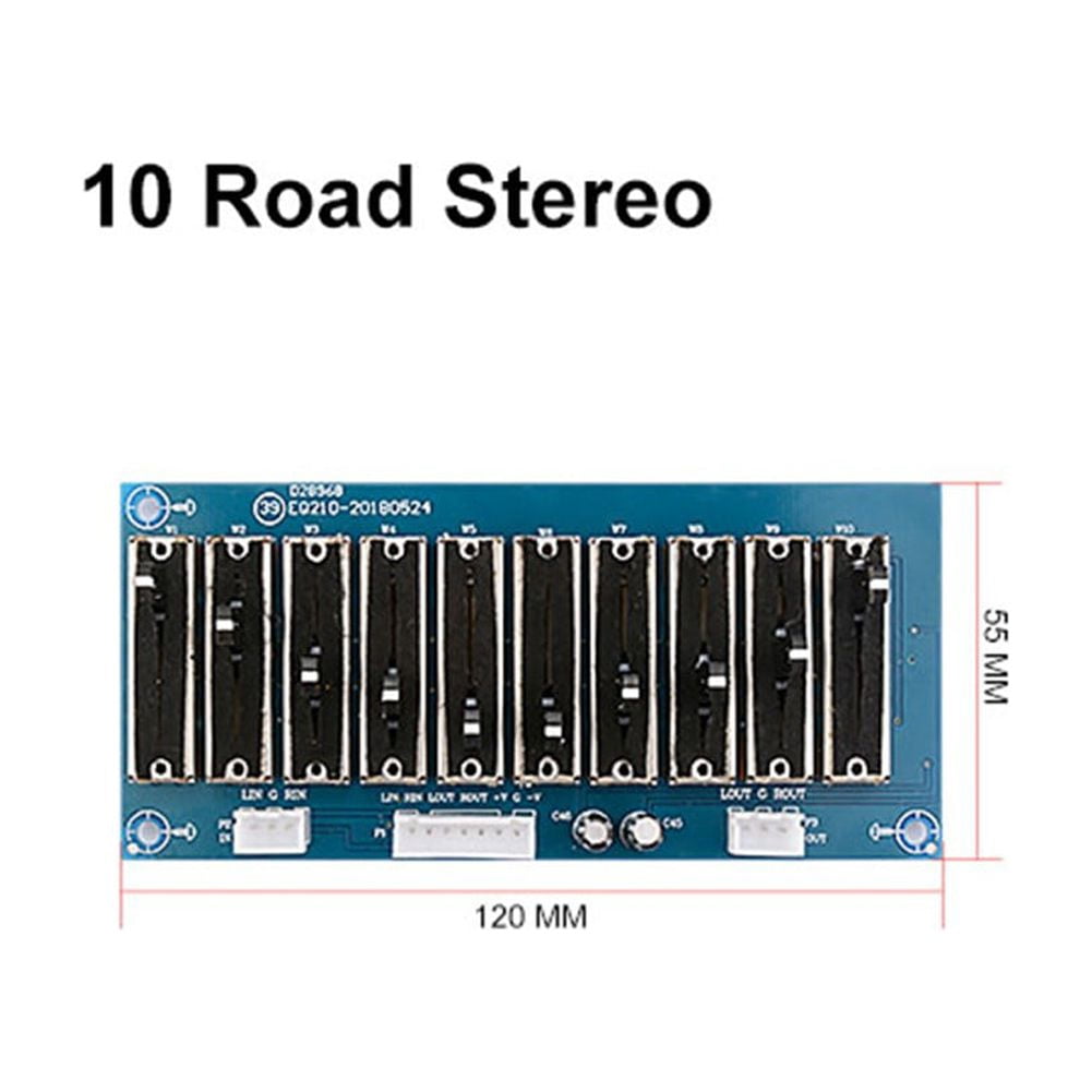 EQ Equalizer Board Stage Audio Preamplifier Stereo Preequalizer Power ...