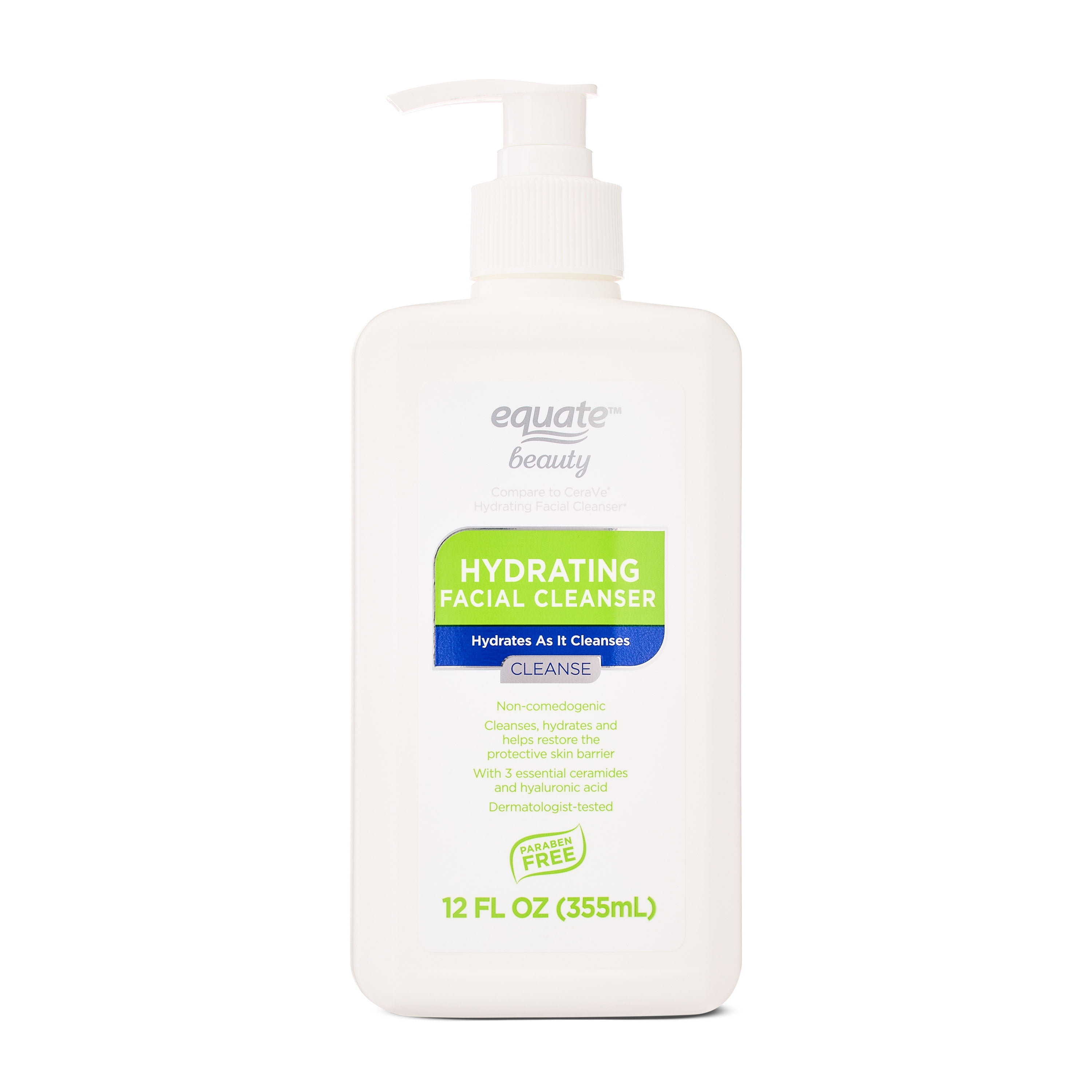 Equate Hydrating Facial Cleanser, 12 fl oz - Walmart.com