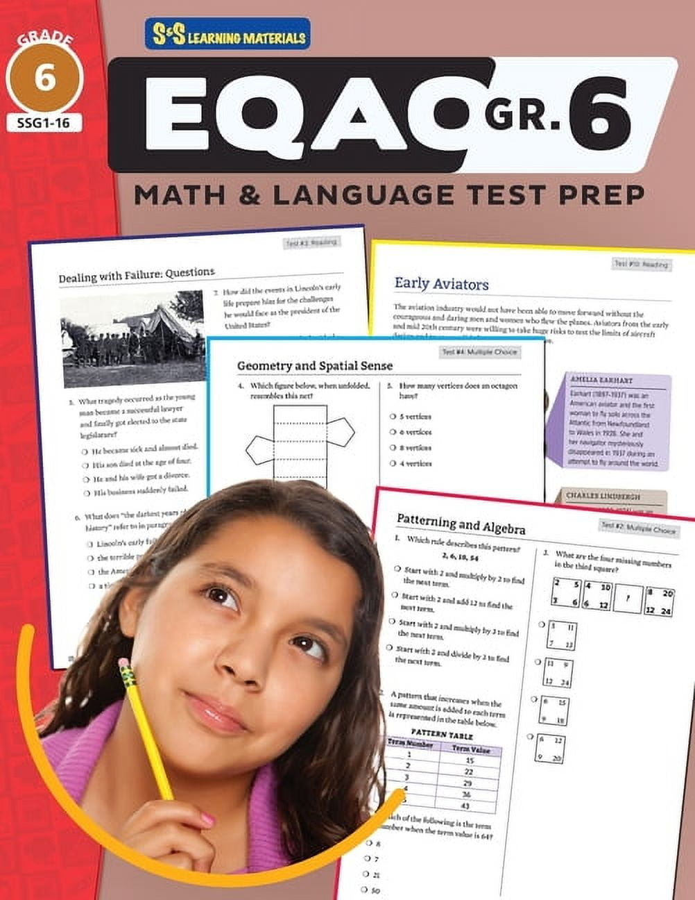 Eqao Test Prep Ontario Grade 6 Math & Language Test Prep! (EQAO), Book ...