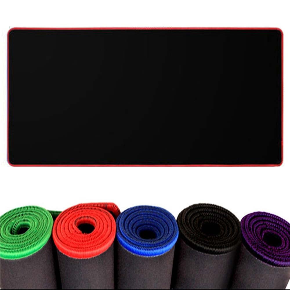 EQCOTWEA 1pc Large Computer PC Laptop Rubber Gaming Mouse Pad Mat Black ...