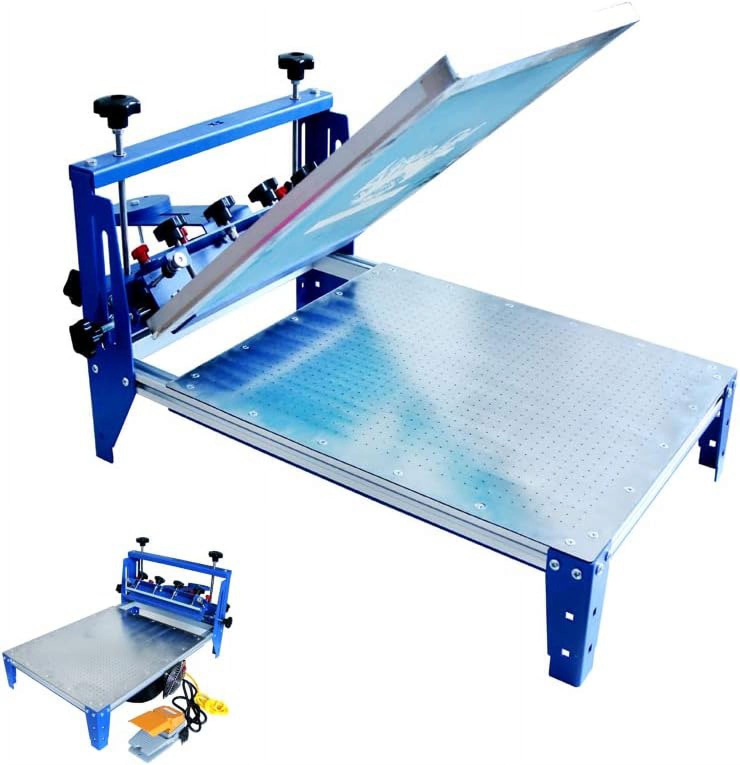EQCOTWEA 20*24" Vacumm Silk Screen Printing Press Machine Vacuum Pallet ...