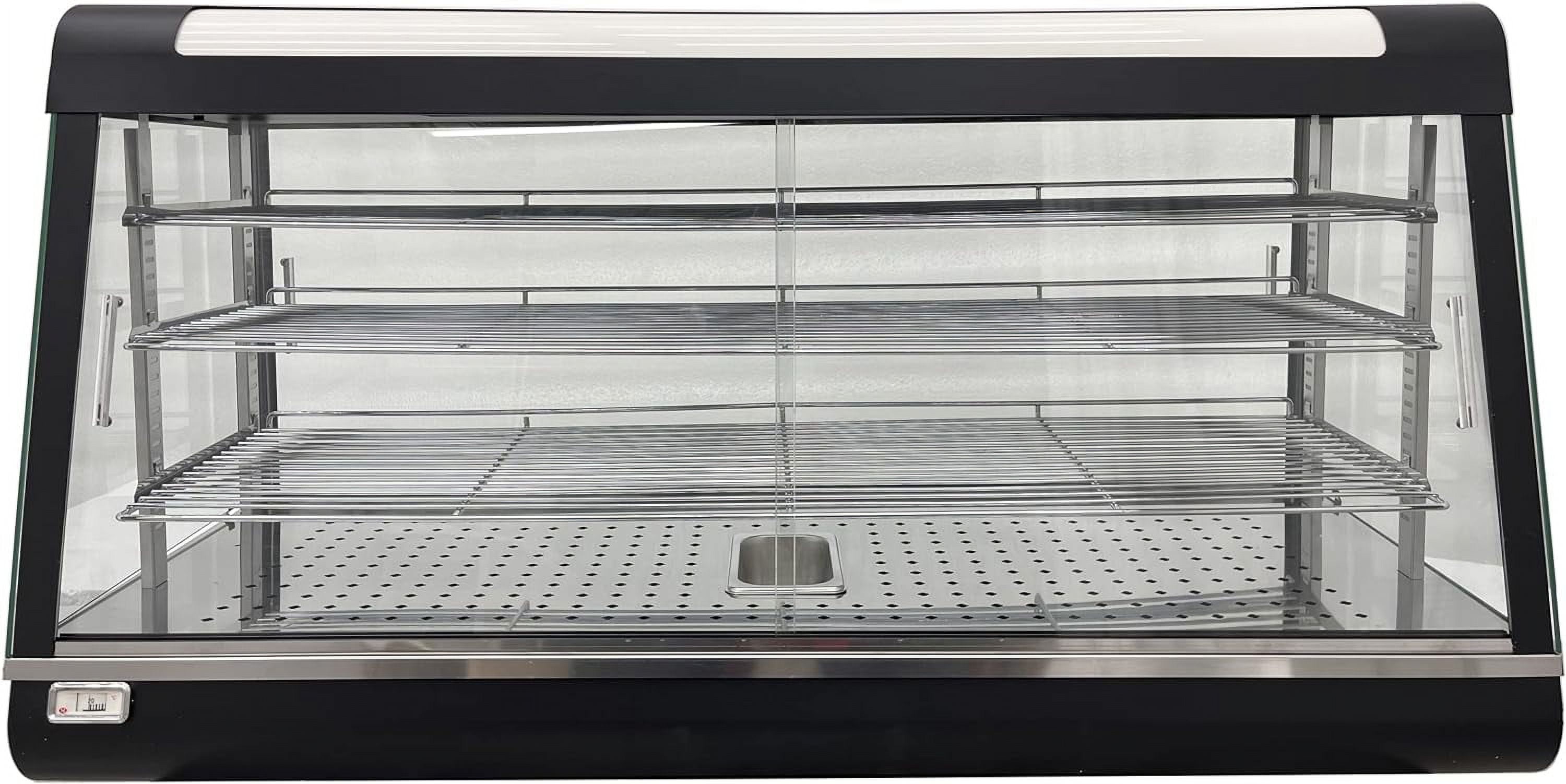 EQCOTWEA 47" Egg Tart Food Display Warmer Food Heating Display Case ...