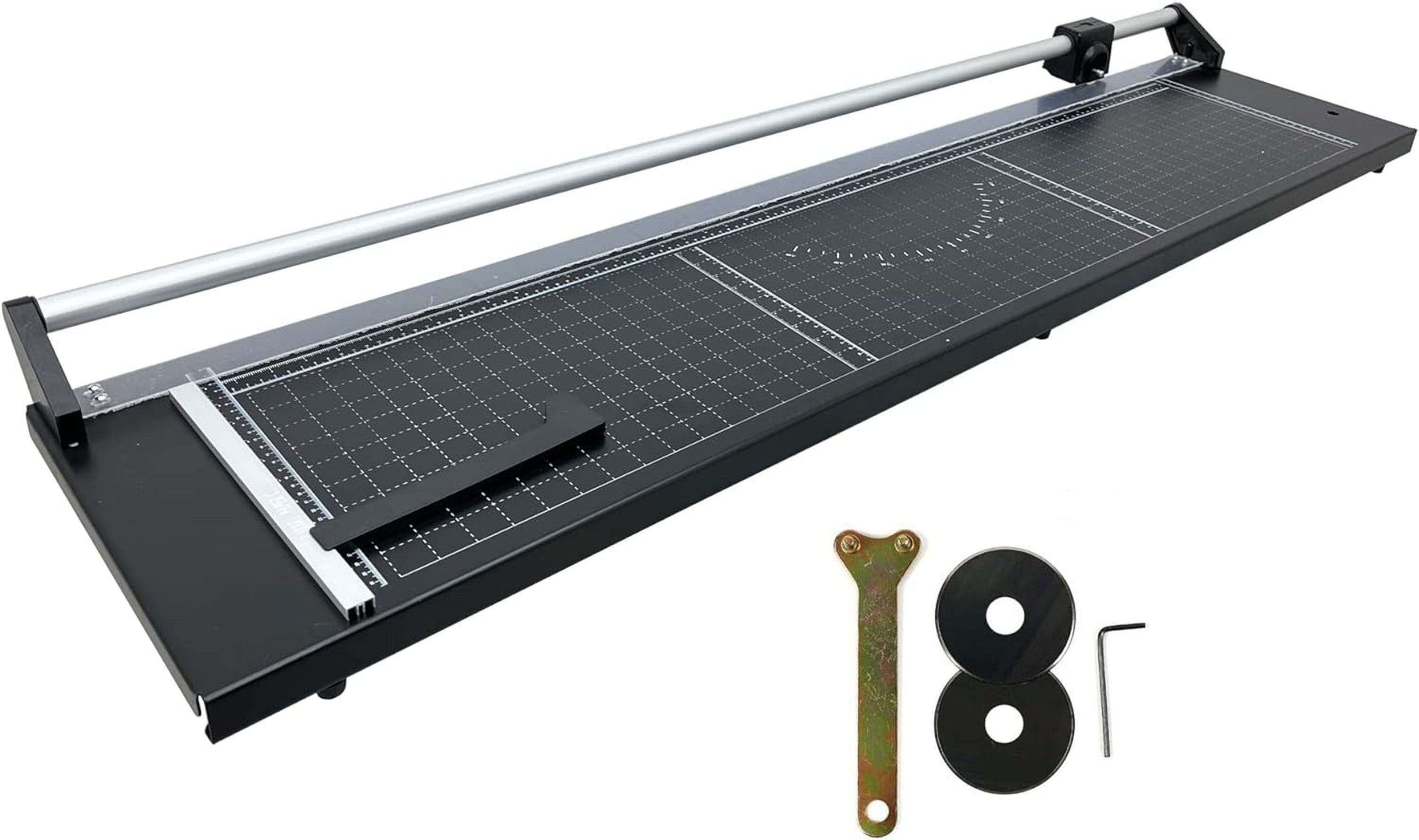 EQCOTWEA 48" Paper Cutter Rotary Paper Trimmers All Metal for Cutting ...