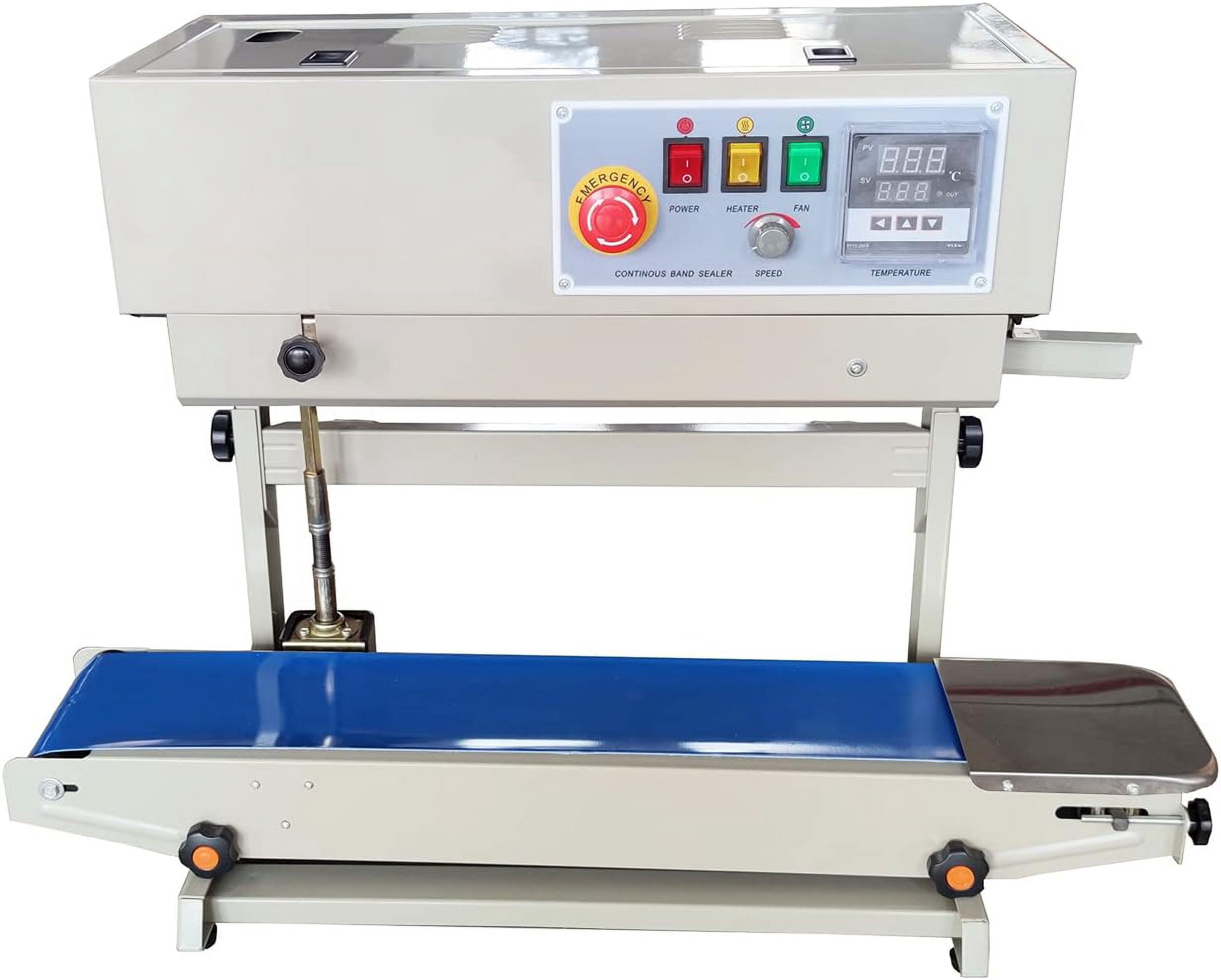 EQCOTWEA Automatic Continuous Sealing Machine Continuous Band Sealer ...