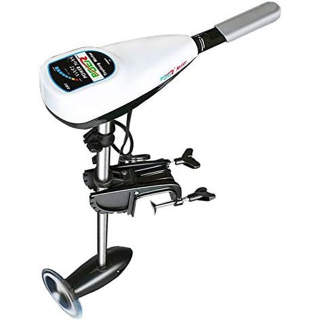 EQCOTWEA Brushless Transom Trolling Motor, Lightweight Outboard Engine ...