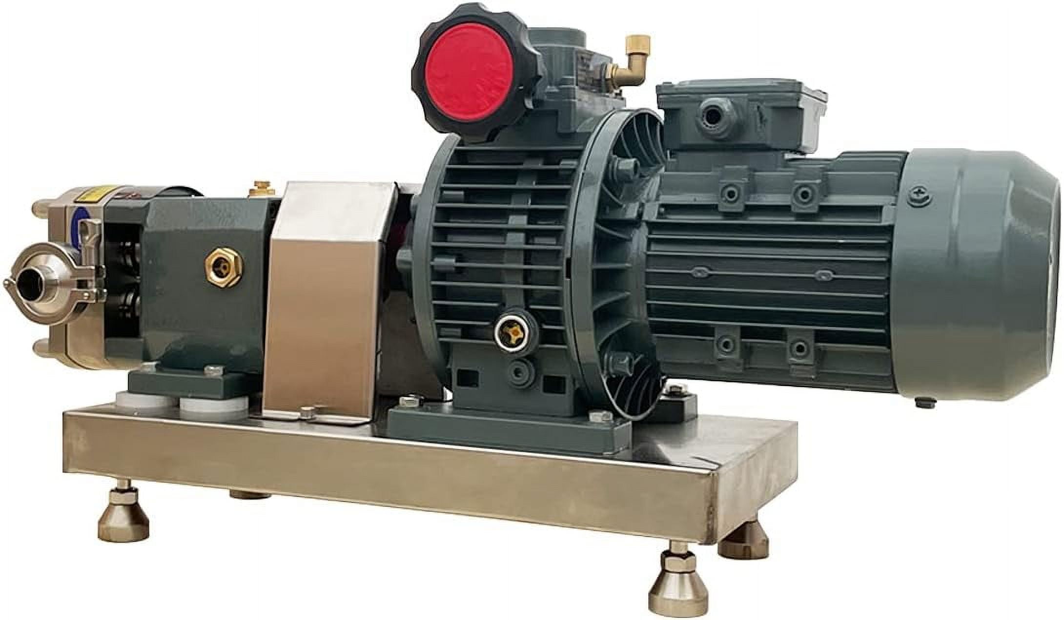 EQCOTWEA Cam Rotor Pump Rotary Lobe Pump Emulsification Pump Lobular ...