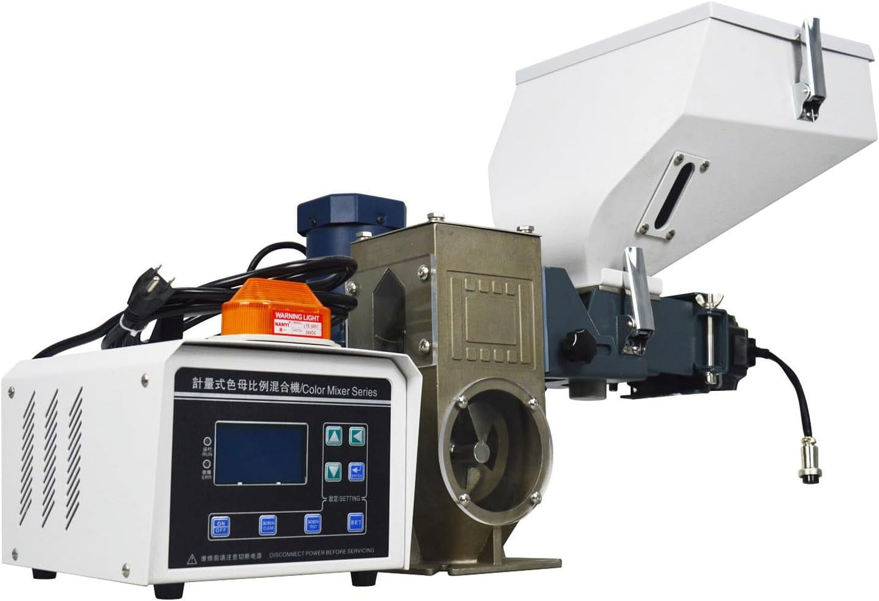EQCOTWEA Color Masterbatch Screw Metering Mixer Screw Volumetric Doser ...