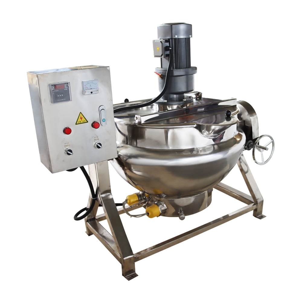 EQCOTWEA Commercial Cooking Jacketed Kettle Tilt Kettle 13 Gallon ...