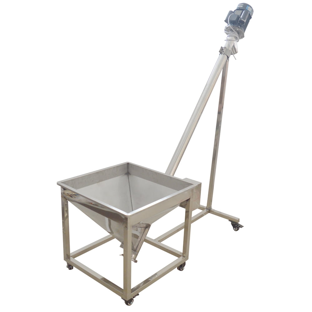 EQCOTWEA Cylindrical spring Feeder Spiral Powder Conveying Feeder 220V ...