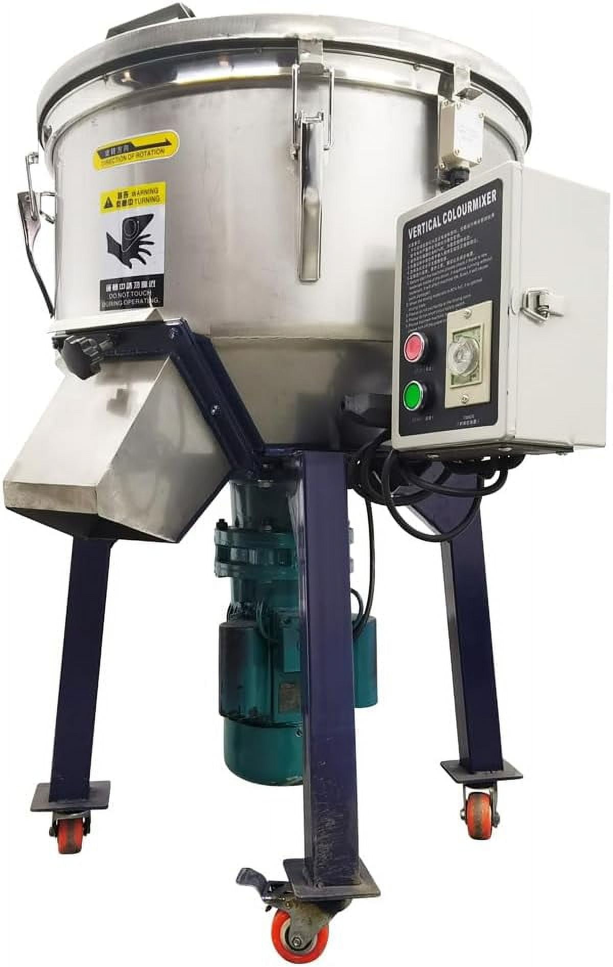 EQCOTWEA Dry Wet Powder Industrial Blender Plastic Granules Mixer ...