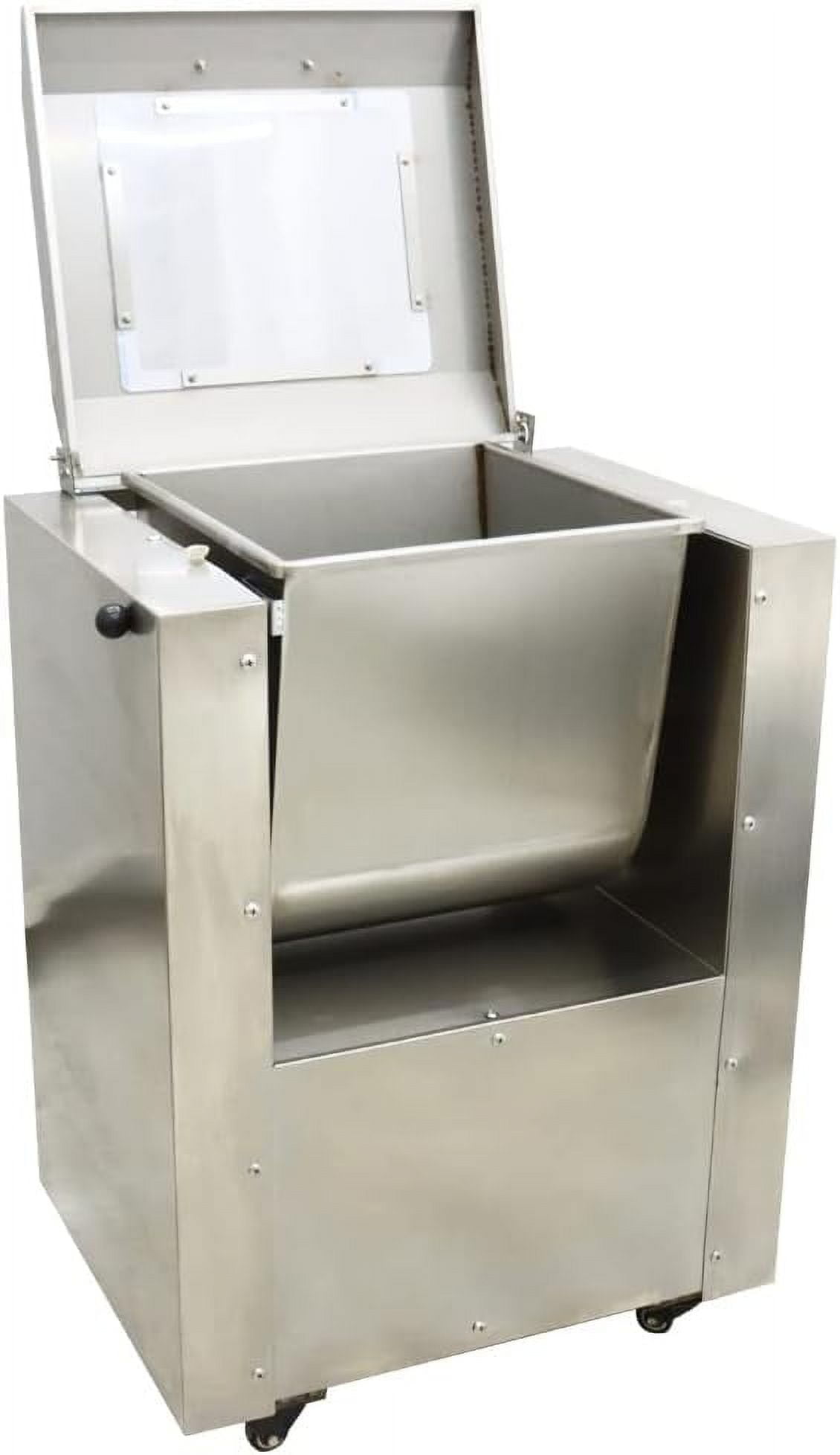 EQCOTWEA Electric Meat Mixer Food Stuffing Blender Stainless Steel 40L ...