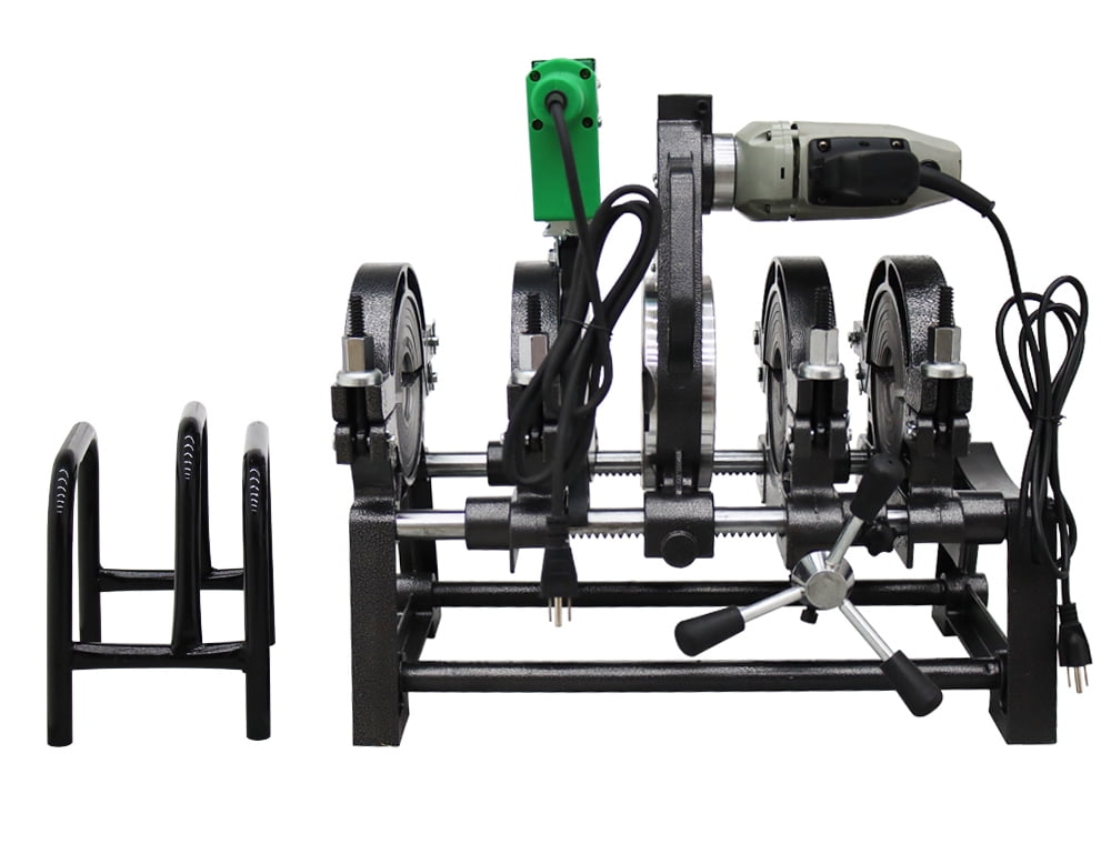 EQCOTWEA Electric Pipe Butt Fusion Welder 4 Clamps Tube Melting Machine with Digital display ...