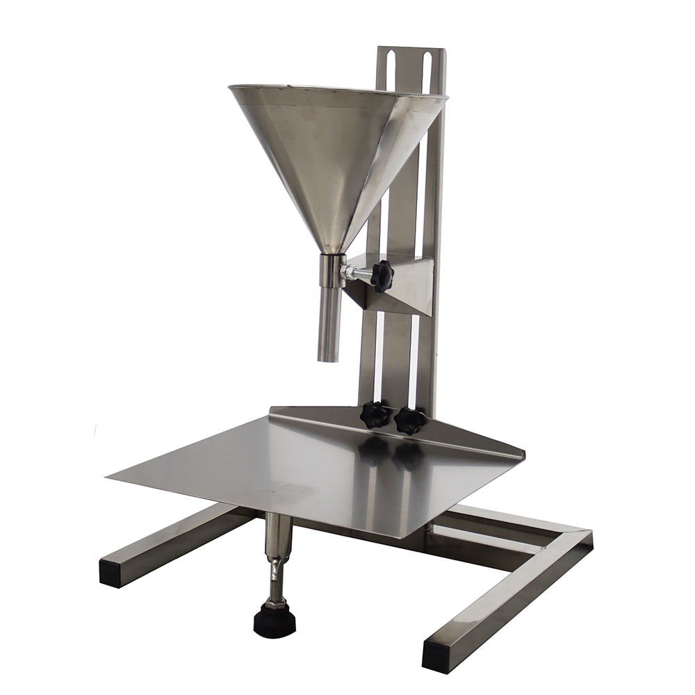 EQCOTWEA Feeding Hopper with Support Stand Filling Package Funnel for ...