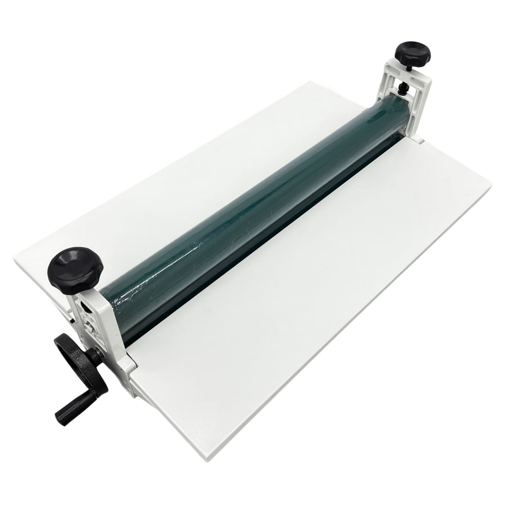 EQCOTWEA Manual 25" White Cold Laminator Cold Roll Laminating Machine ...