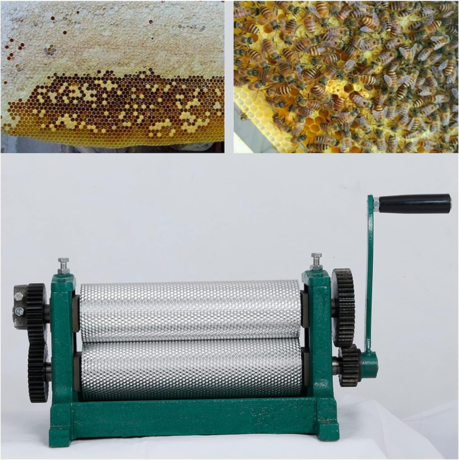 EQCOTWEA Manual Bee Wax Foundation Sheet Mills Comb Foundation Beeswax ...