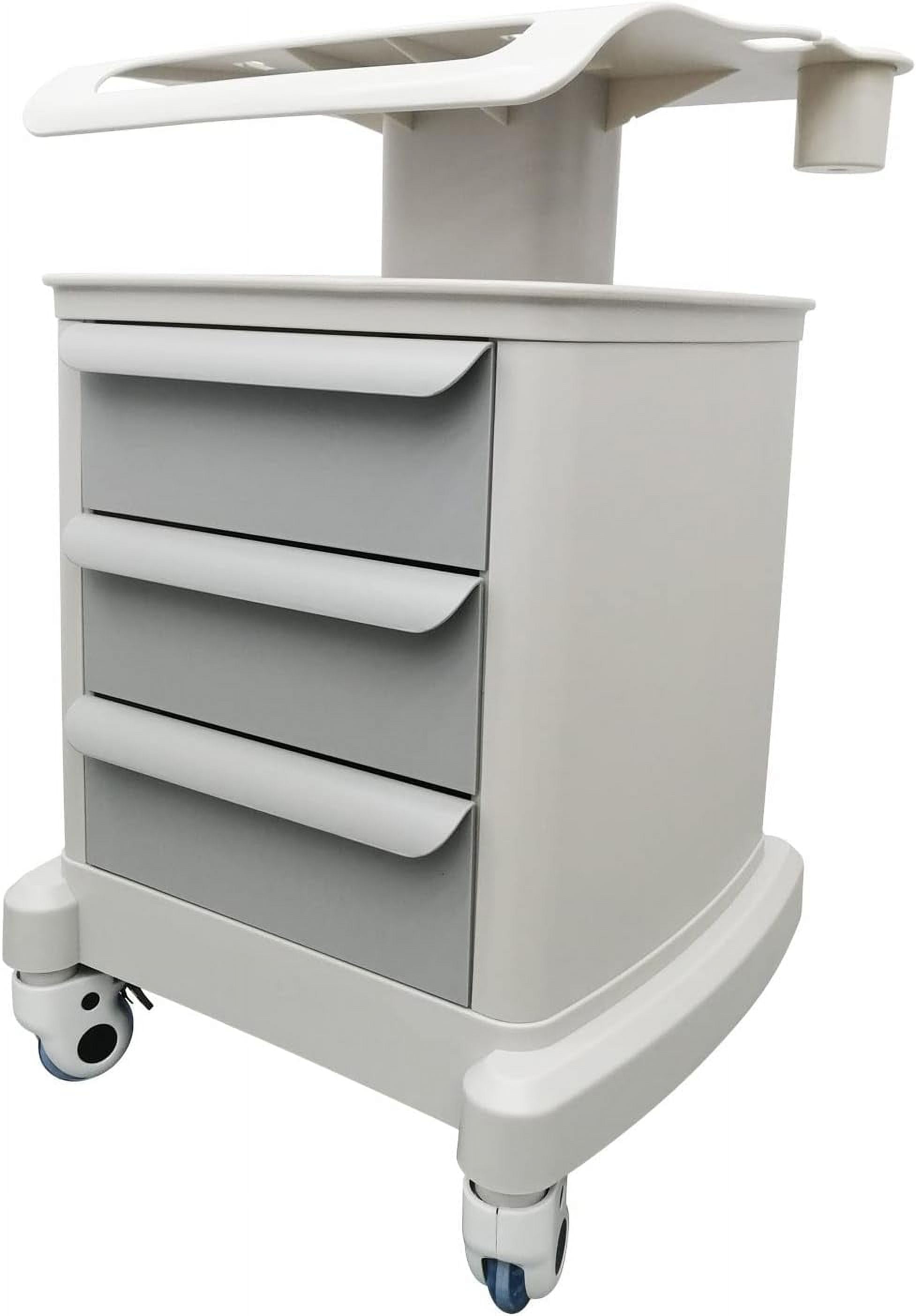 EQCOTWEA Mobile Trolley Cart Storage Utility Cart for Ultrasound ...