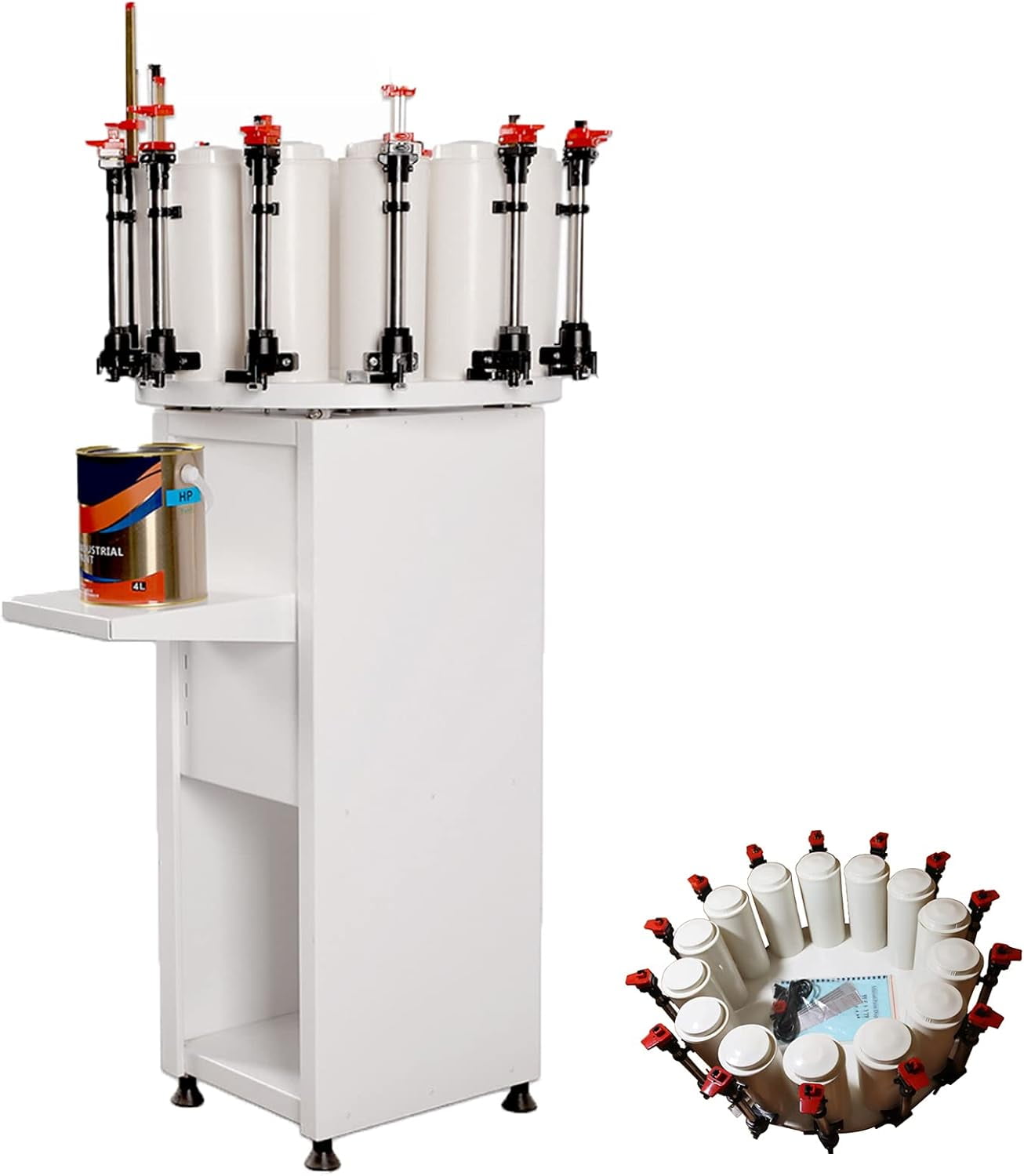 EQCOTWEA Paint Colorant Dispenser Paint Color Paste Shaker Mixer 14 ...