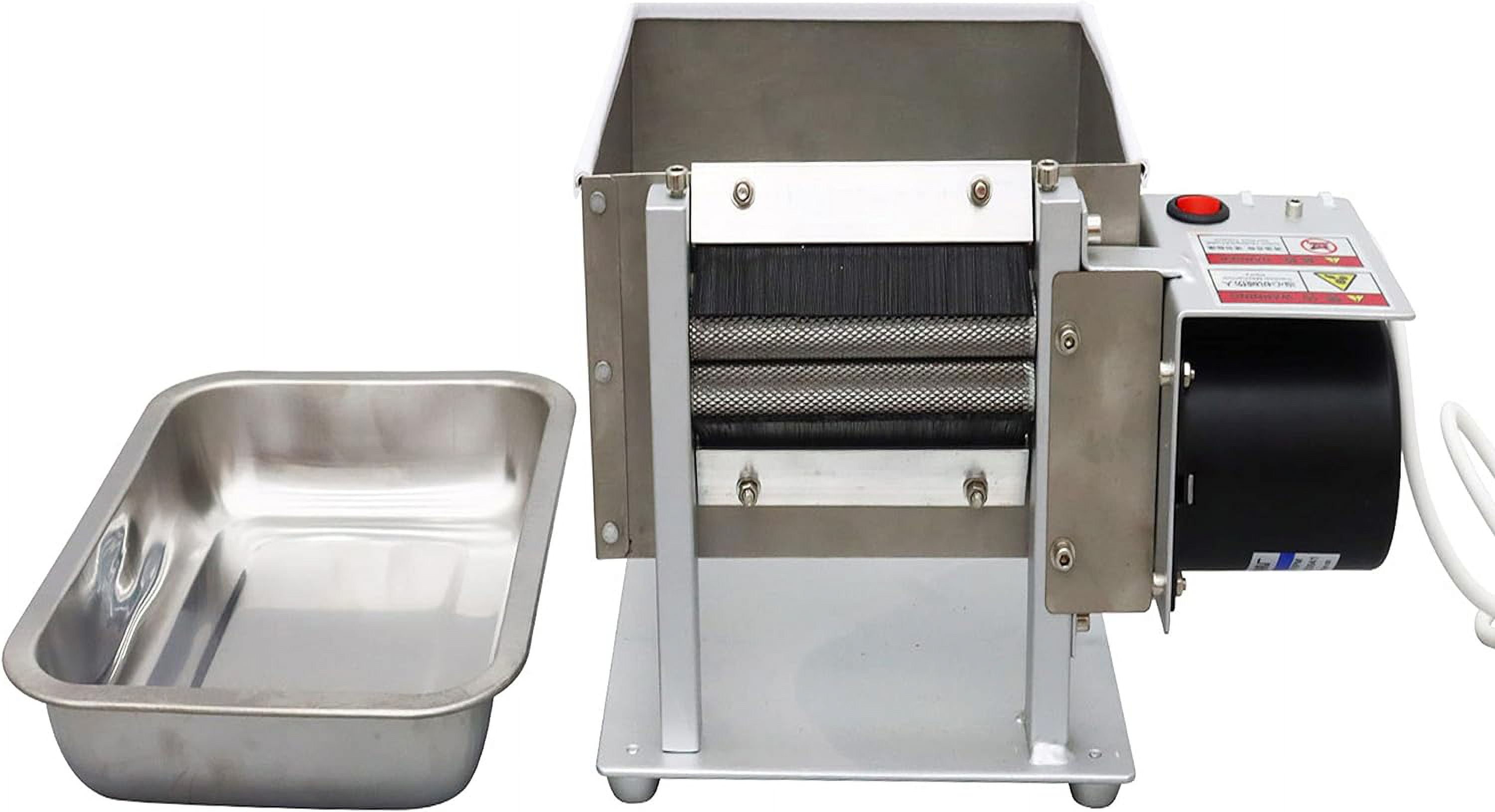 EQCOTWEA Electric Pea Peeling Machine, Stainless Steel, 8-15KG/H, 220V ...