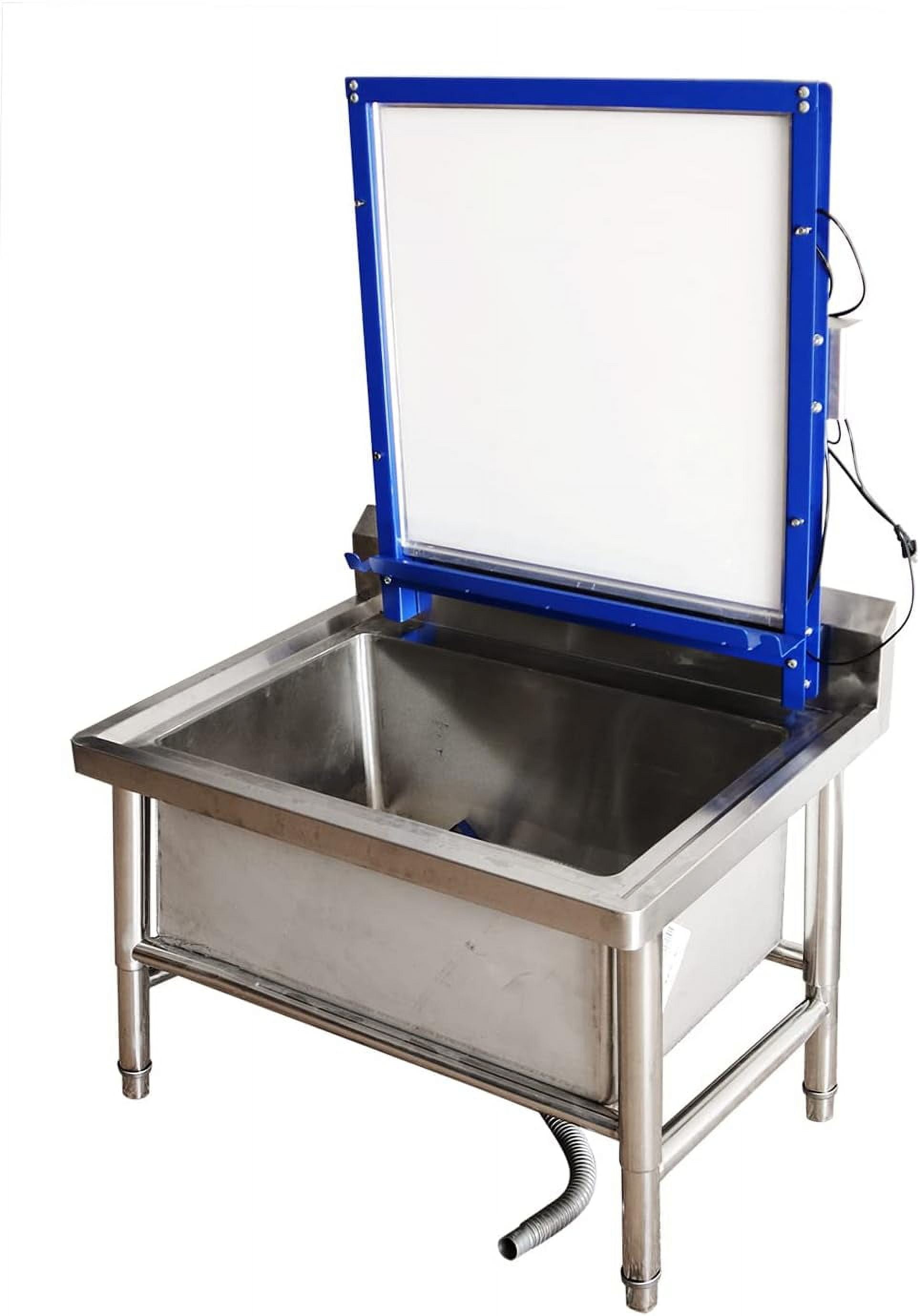 EQCOTWEA SPE-6040 Washing Plate with 23.6*23.6inch Backlight LED Panel ...