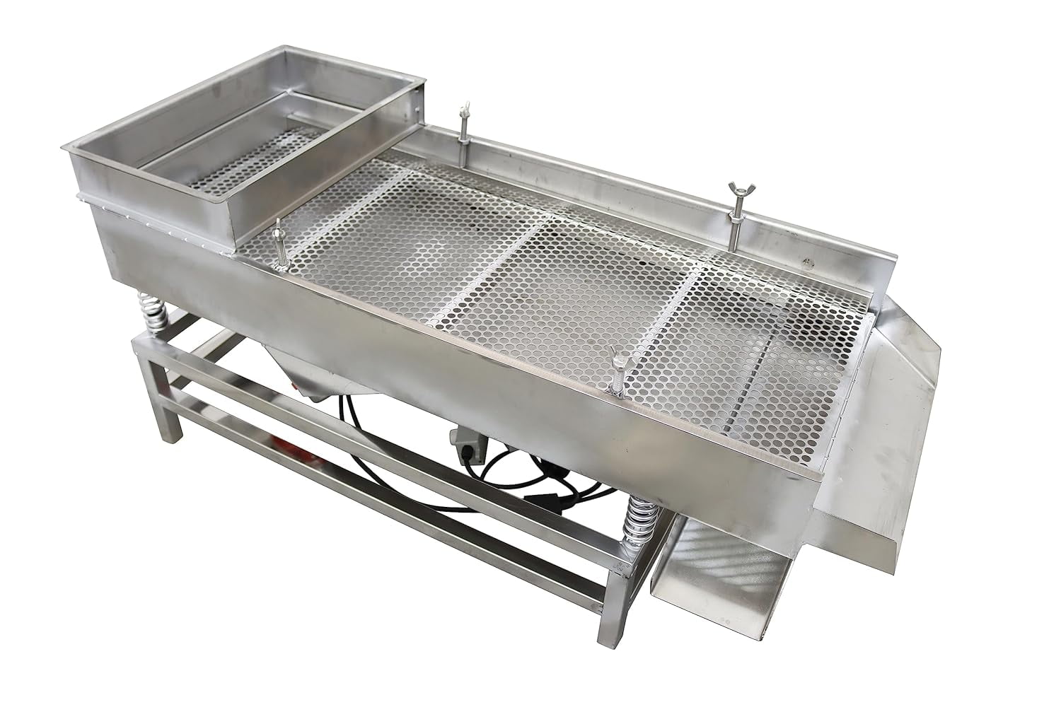 EQCOTWEA Straight Linear Vibrating Screen Sieve Screen Shaker Sifter ...