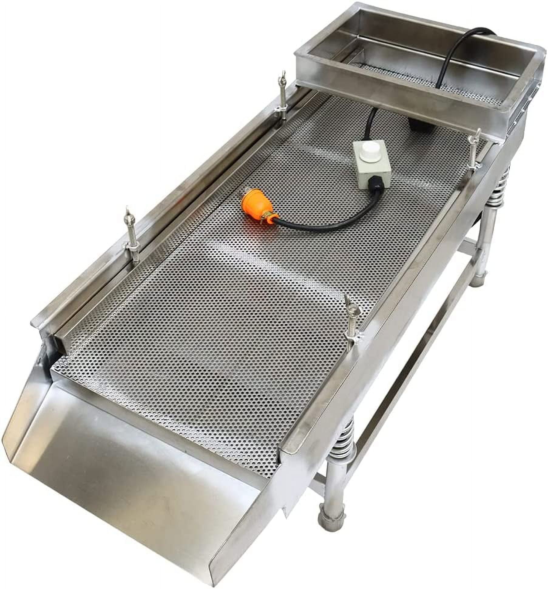 EQCOTWEA Straight Linear Vibrating Sifter Screen Sieve Screen Shaker ...