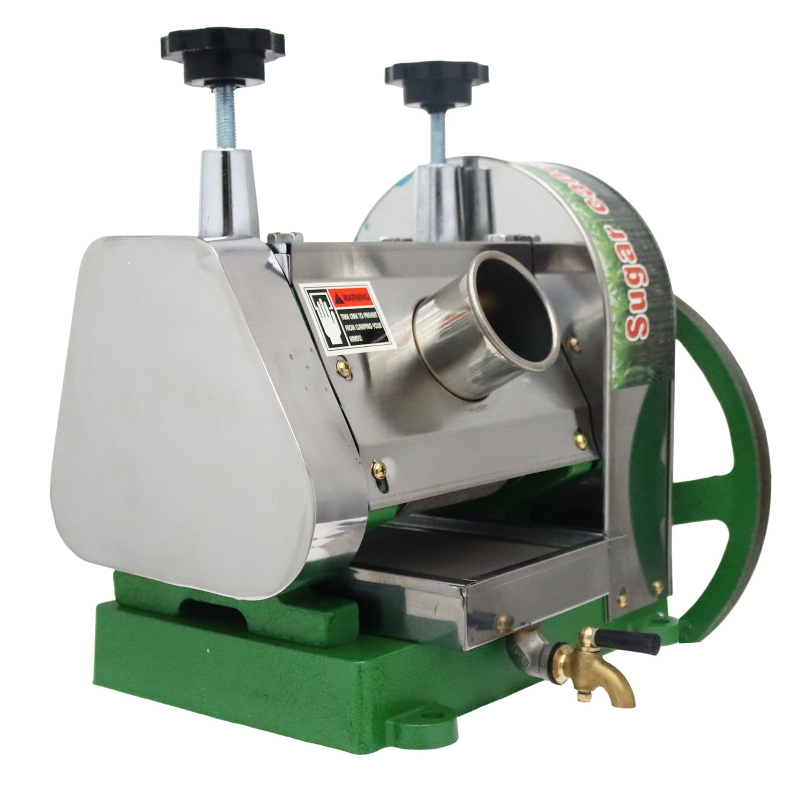 EQCOTWEA Sugar Cane Juicer Sugarcane Press Grinder Stainless Steel ...
