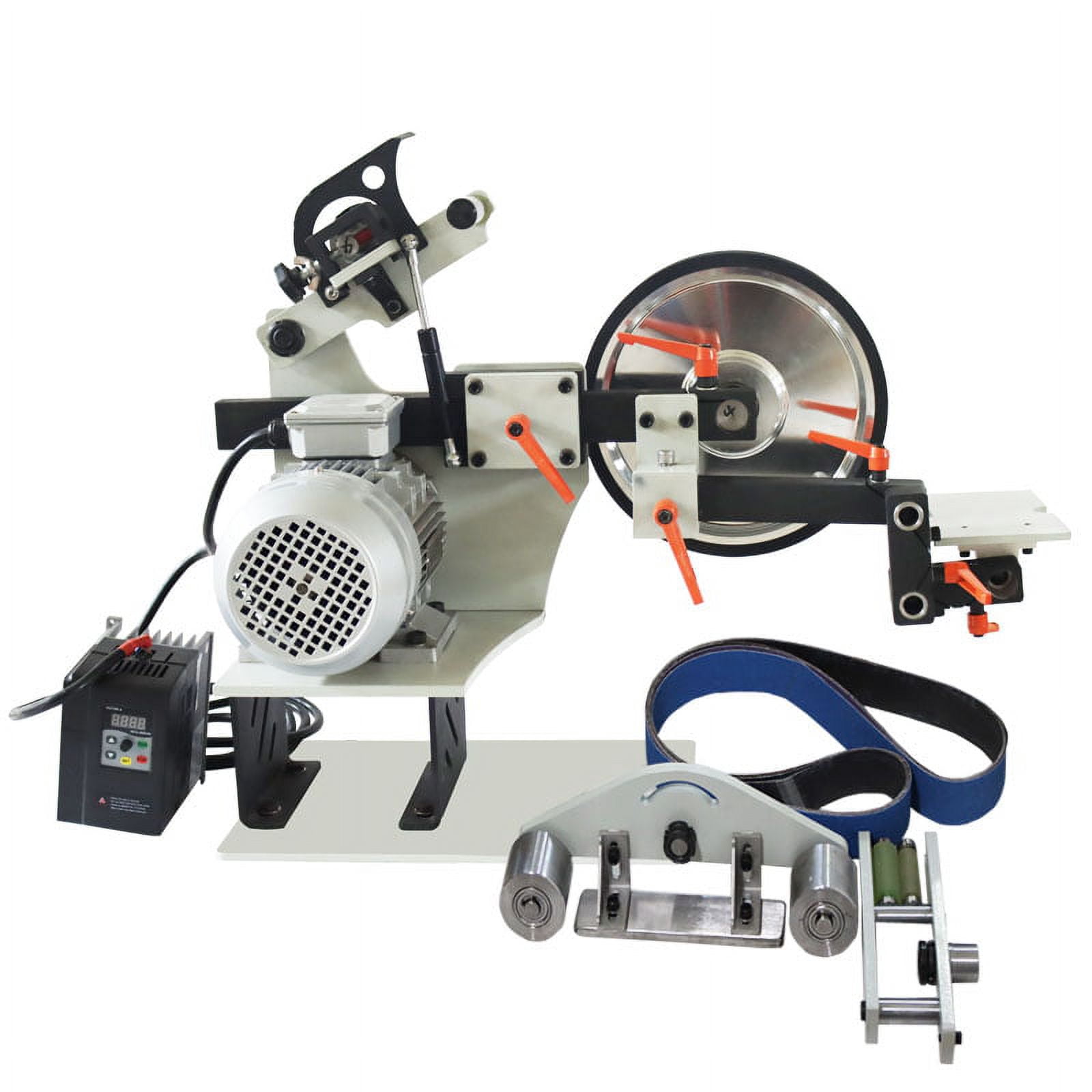 EQCOTWEA Variable Speed 2Hp Belt Grinder 2X72 inch Belt Sander Knife ...