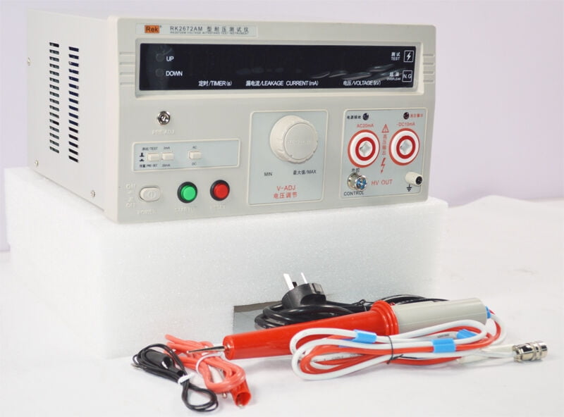 EQCOTWEA Withstand Hi-Pot Tester Voltage Tester Electrical 5KV AC/DC ...