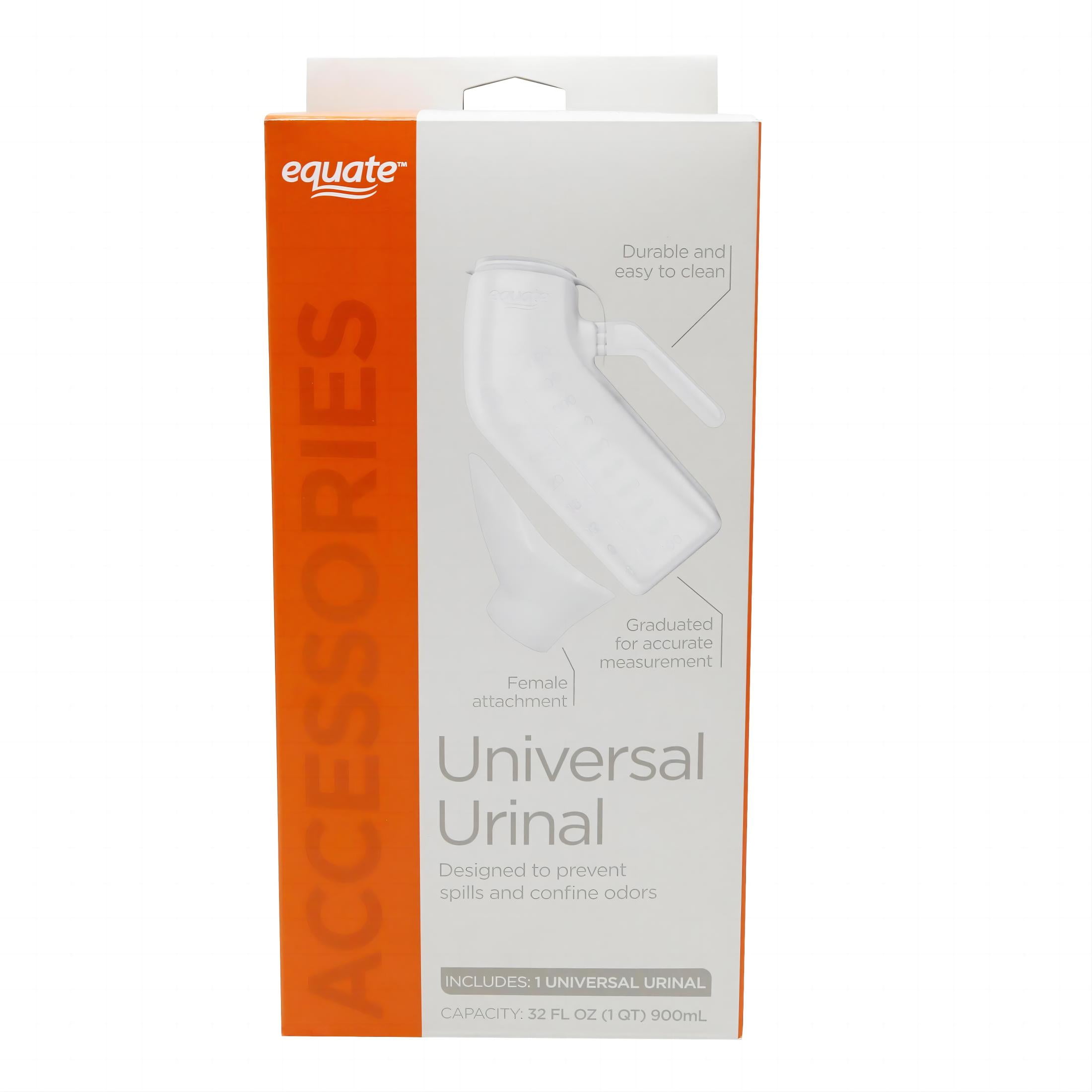 EQUATE UNIVERSAL URINAL 32 FL OZ ( 1QT) 900mL - Walmart.com