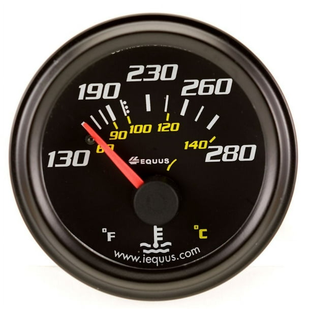 EQUUS 6232 6000 Series 90° Water Temperature Gauge - Walmart Business ...