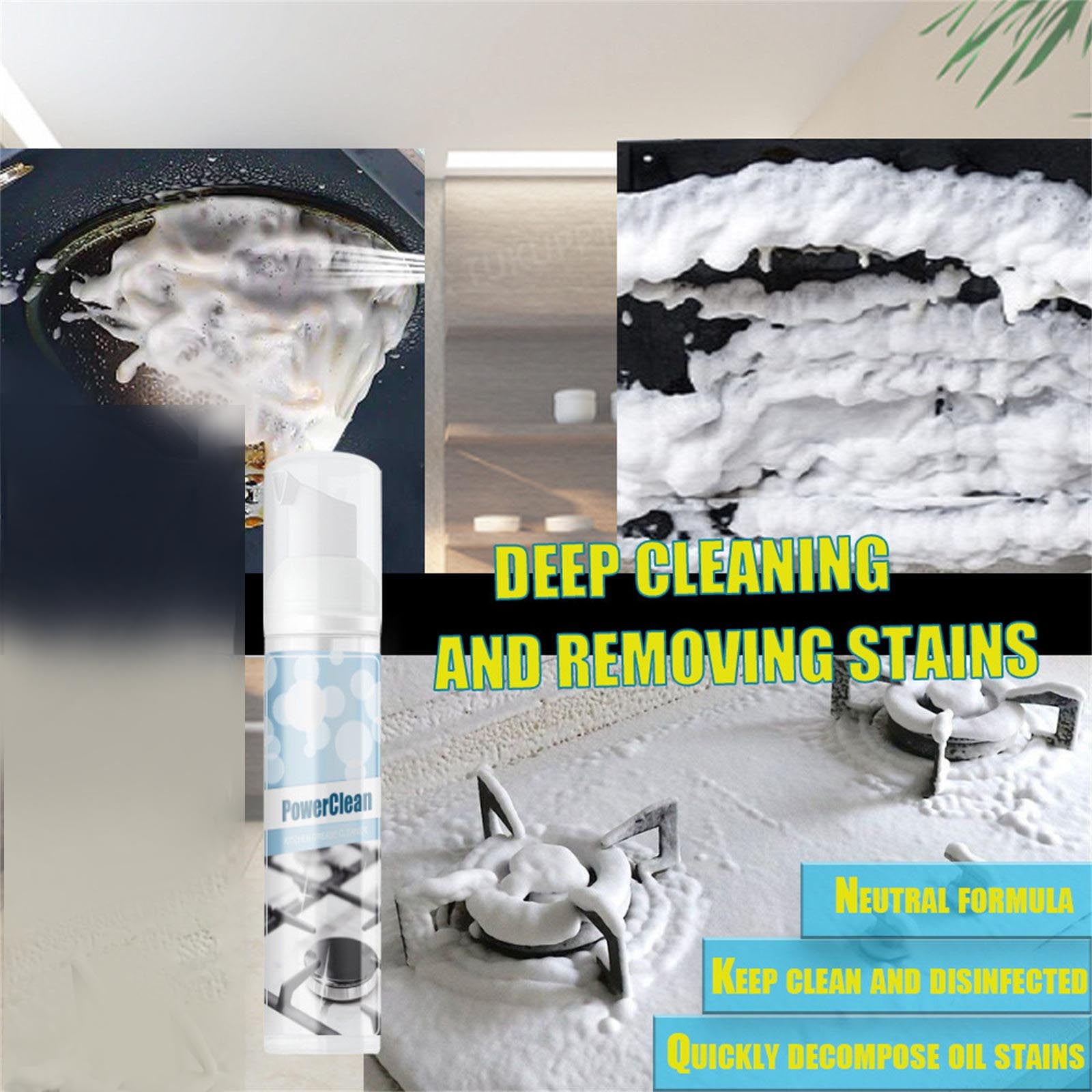 EQWLJWE Bubble Cleaner Foam, 2023 New Upgrade Kitchen All-purpose ...